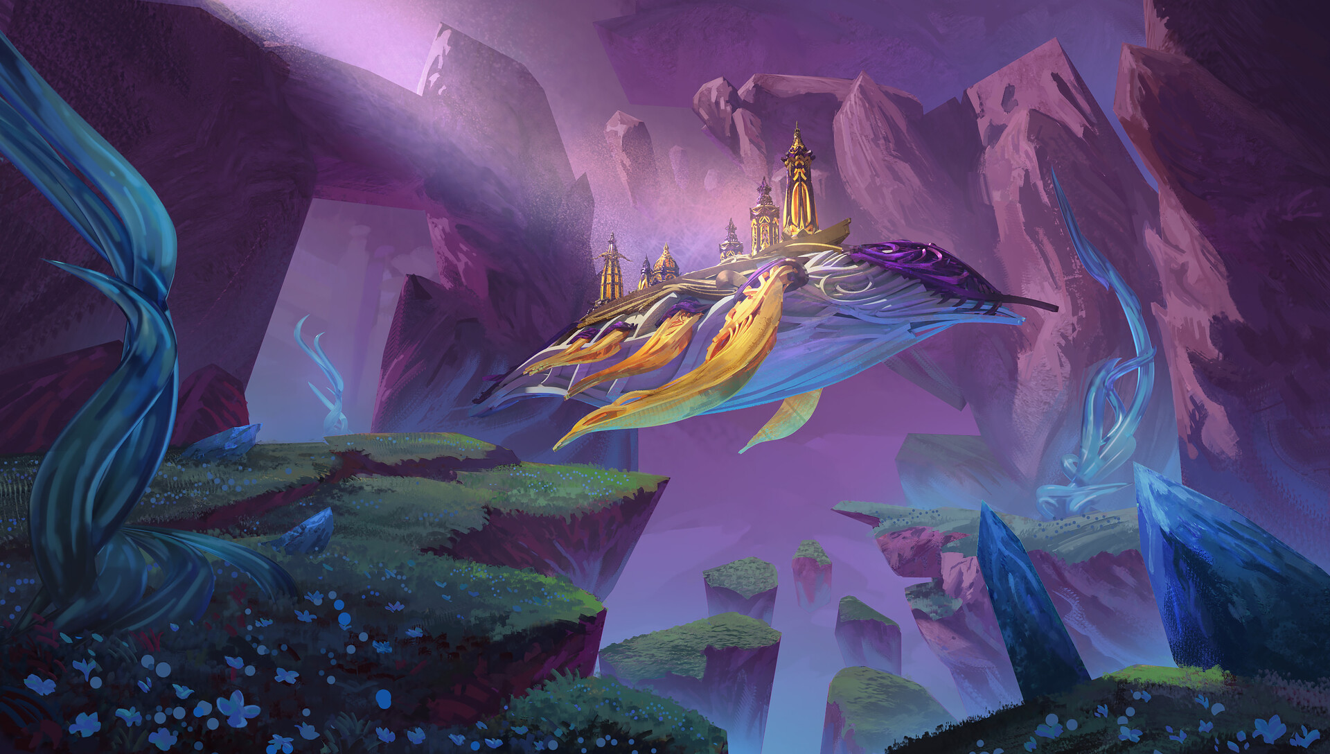 ArtStation - Enchanted Realms - Environment Design Challenge