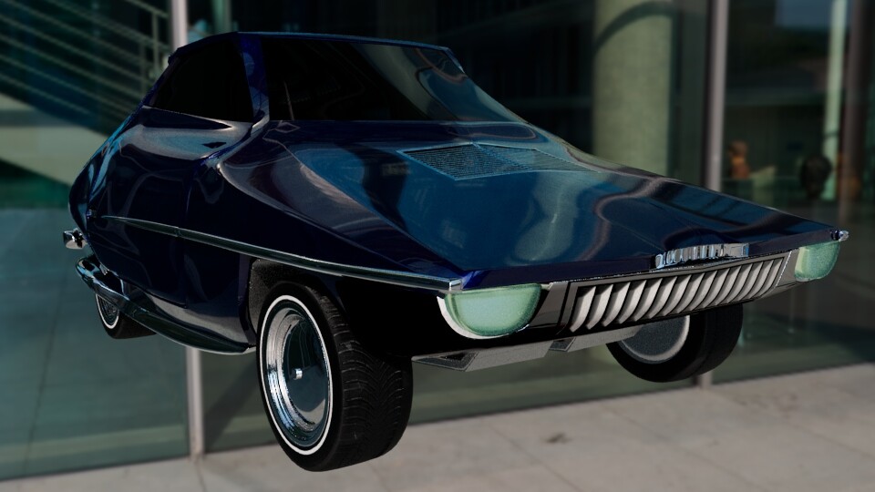 ArtStation - Sid Mead Car prototype