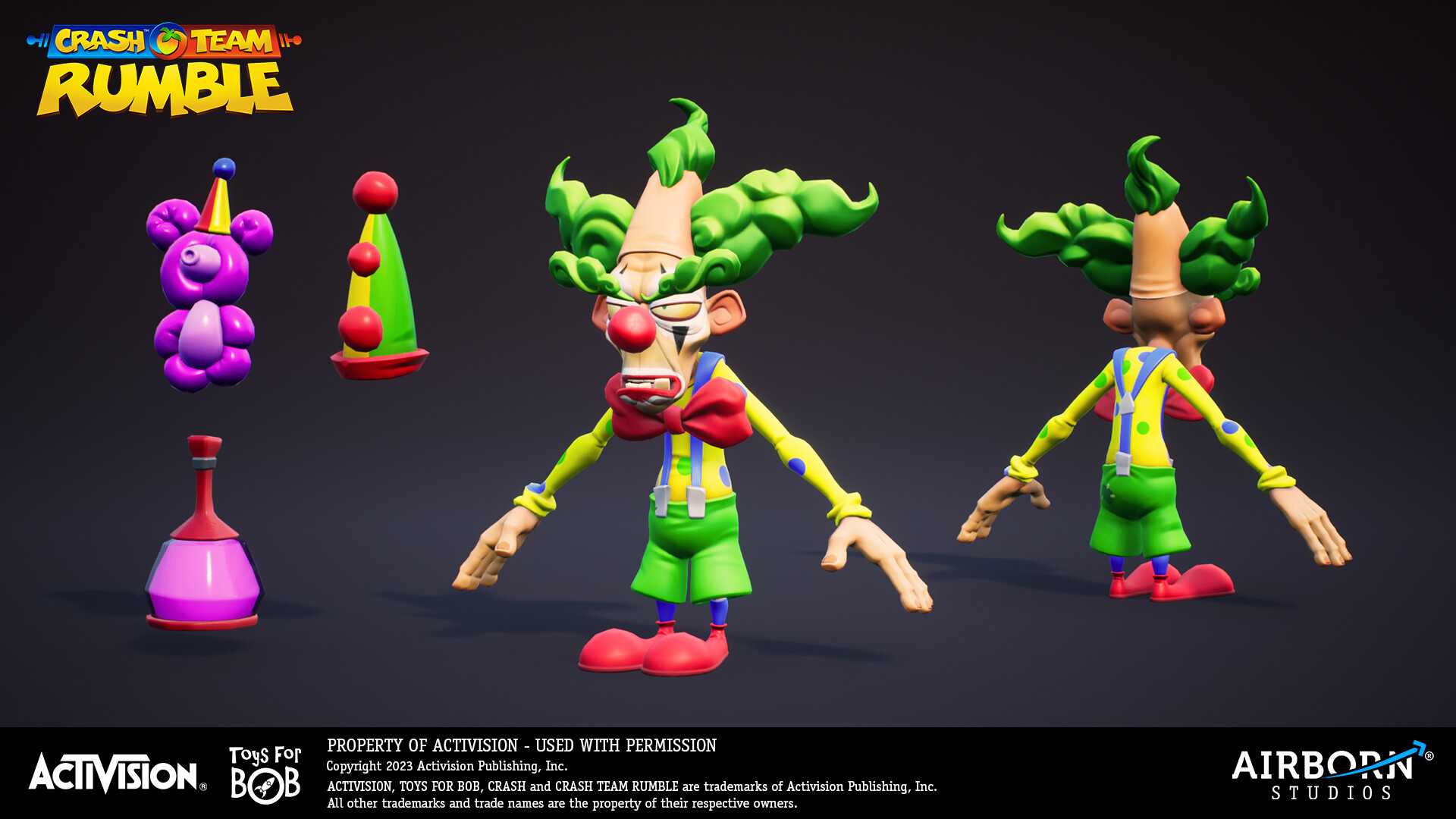 Airborn Studios - Crash Team Rumble - Sad Clown N. Brio