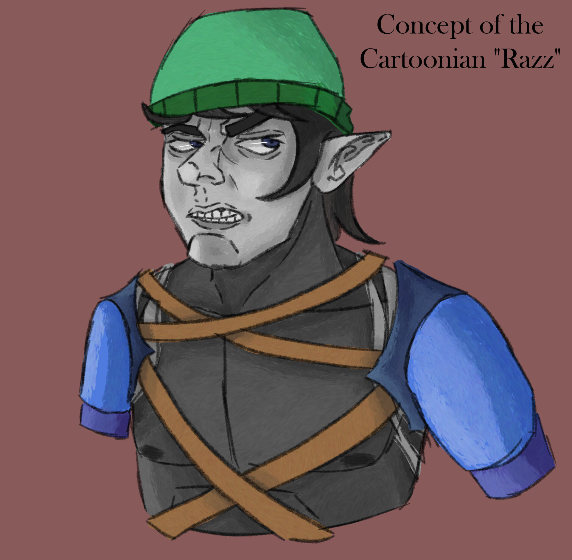 ArtStation - Cartoonian Razz concept