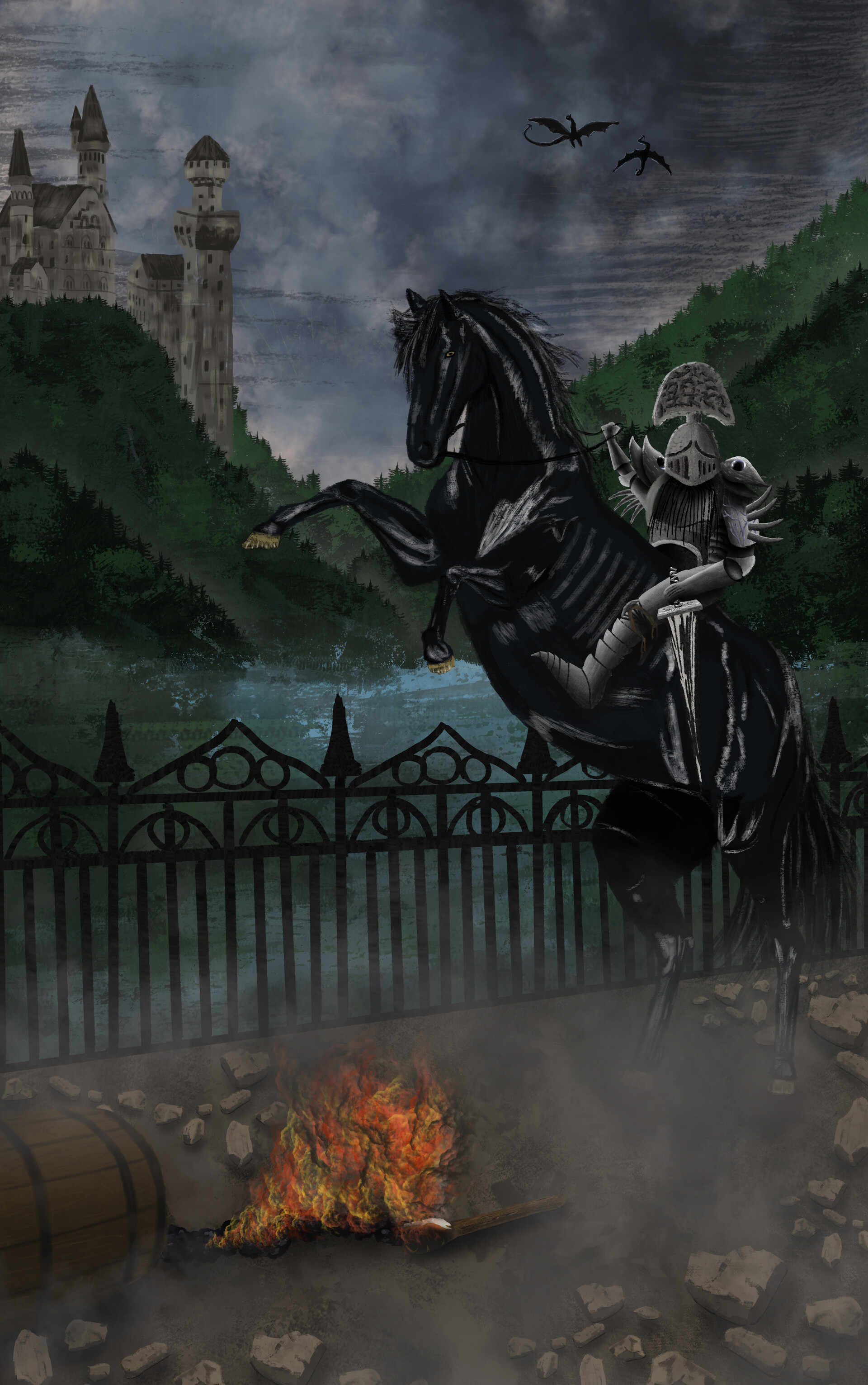 ArtStation - The Lost Rider