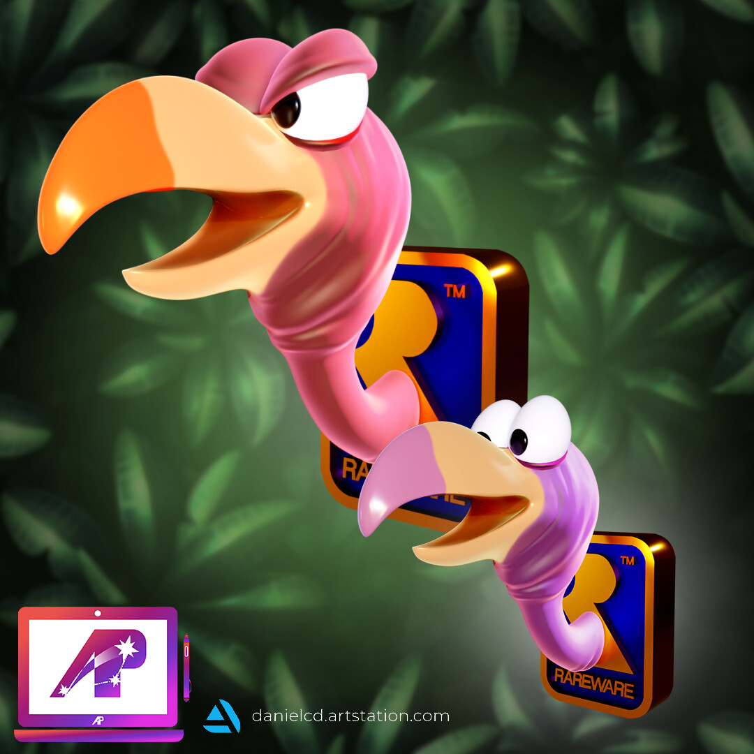 ArtStation - DKC Master Necky