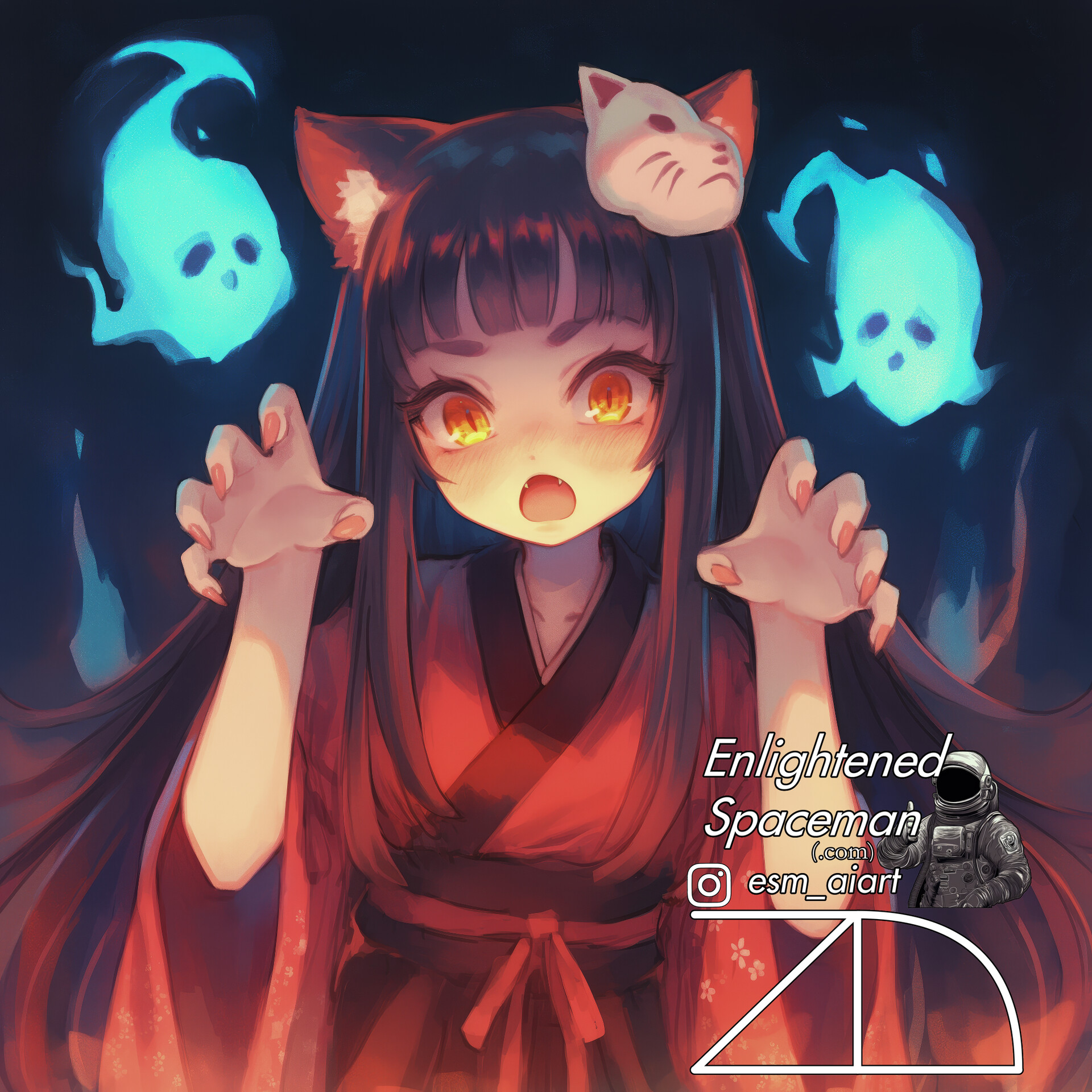 ArtStation - Catgirl Haunting