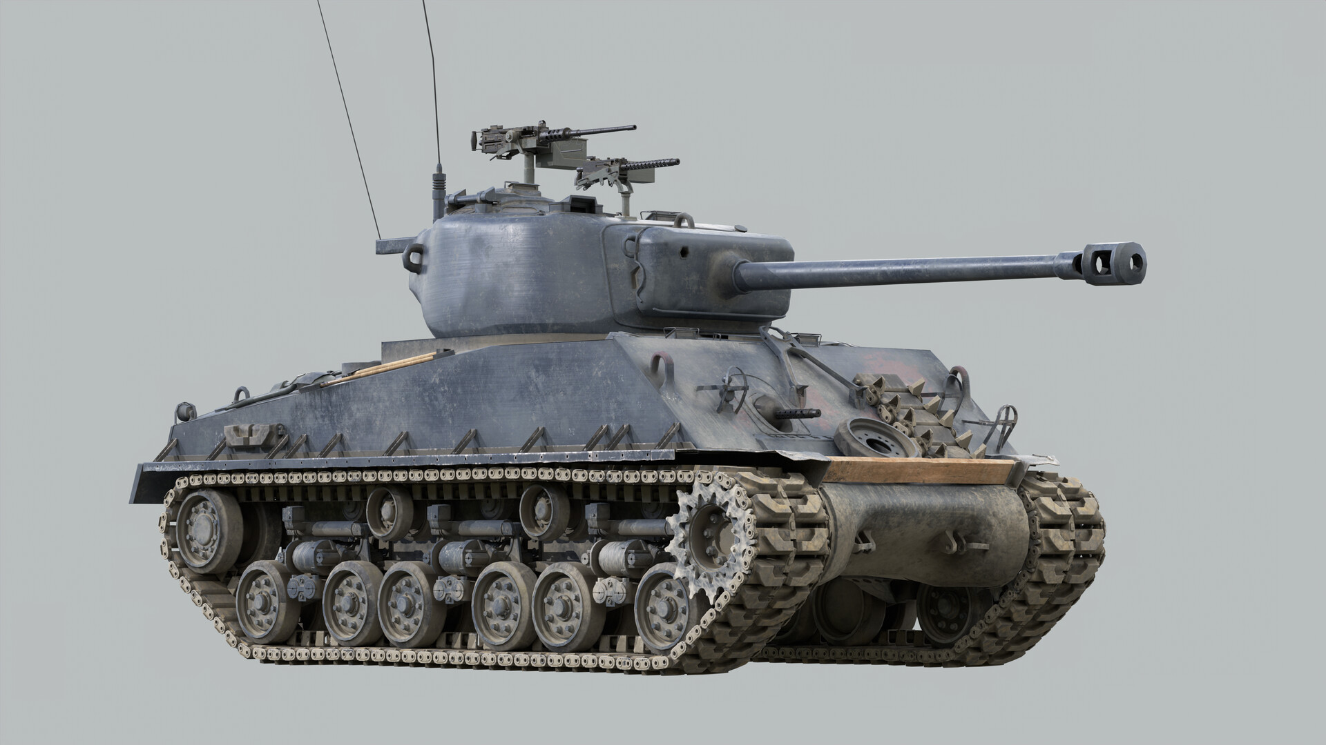 ArtStation - Sherman M4A2 (76)W HVSS