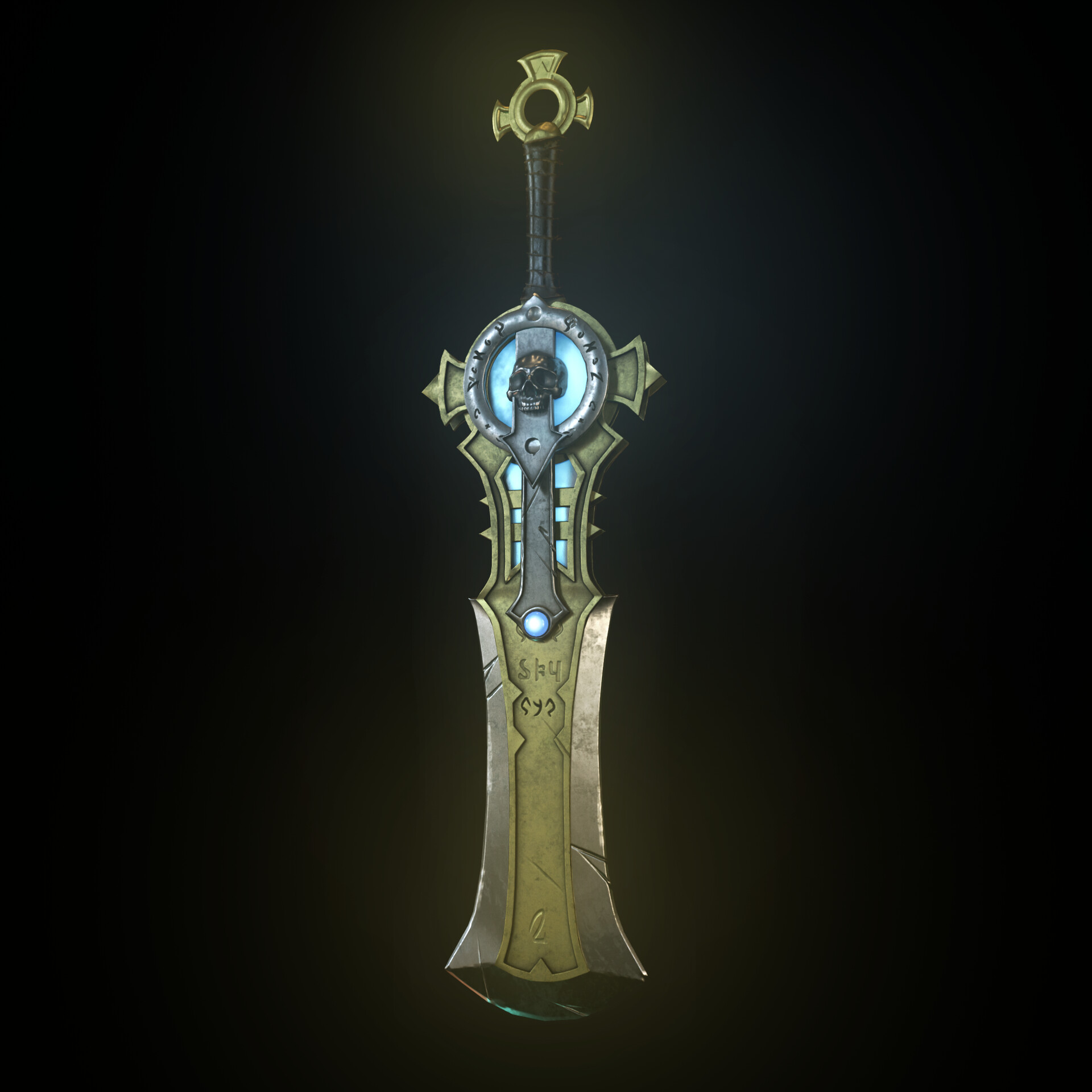 ArtStation - Demon Skull Sword