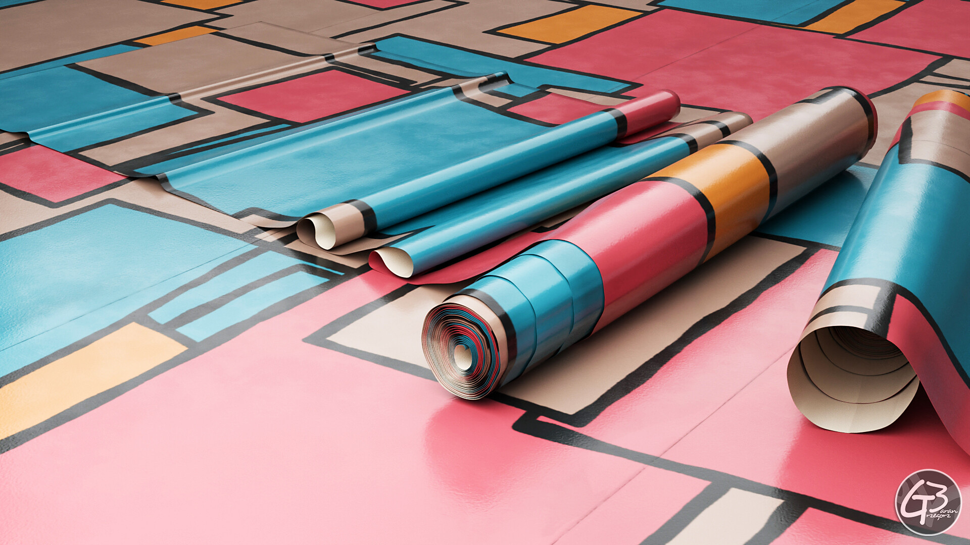 ArtStation - Pattern Design - Dress Fabric