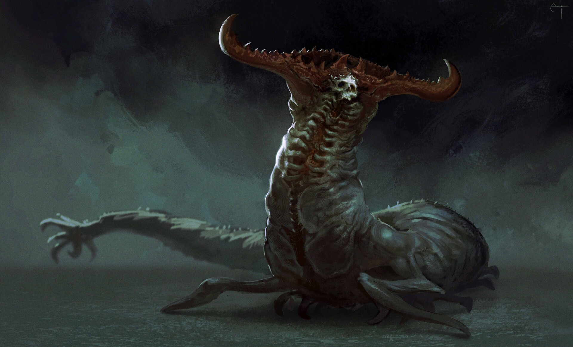 ArtStation - Hell worm