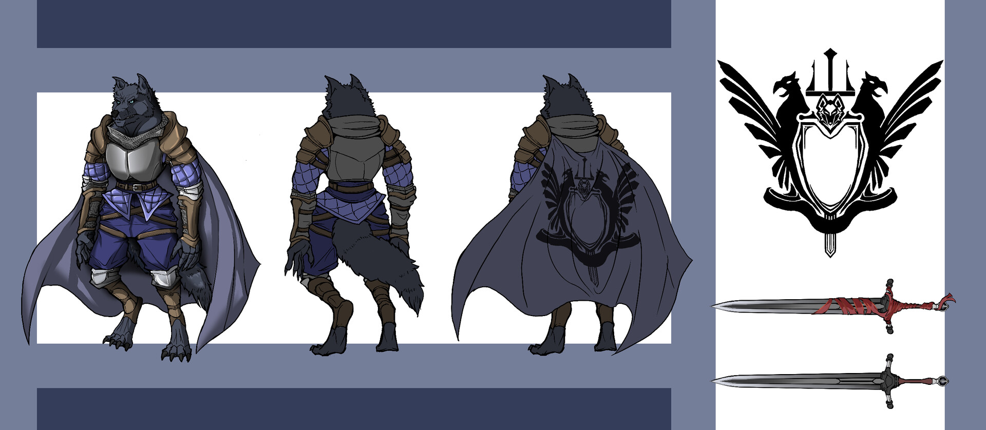 ArtStation - Werewolf Warrior (Dark being custom race) Pathfinder ...