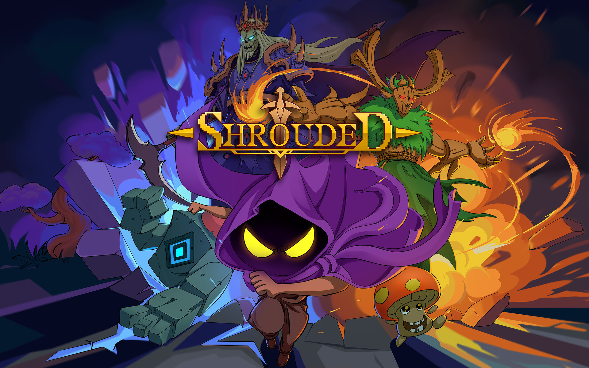 ArtStation - Game cover of Shrouded