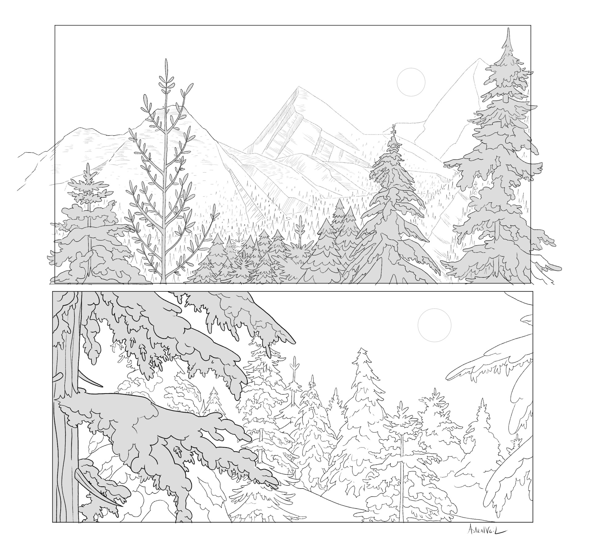 ArtStation - Snowfall