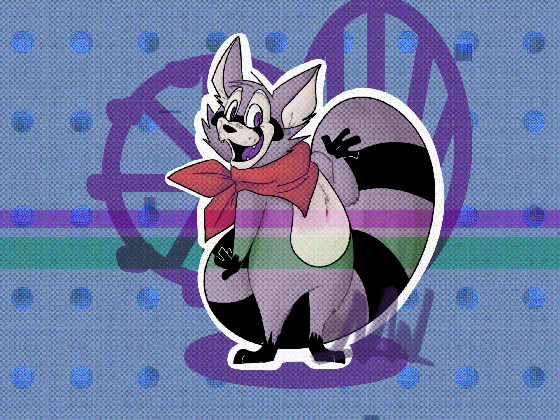 ArtStation - Rambley the Raccoon (INDIGO PARK FANART)