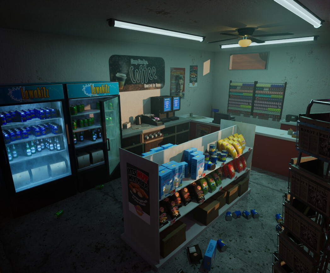 ArtStation - Gas Station