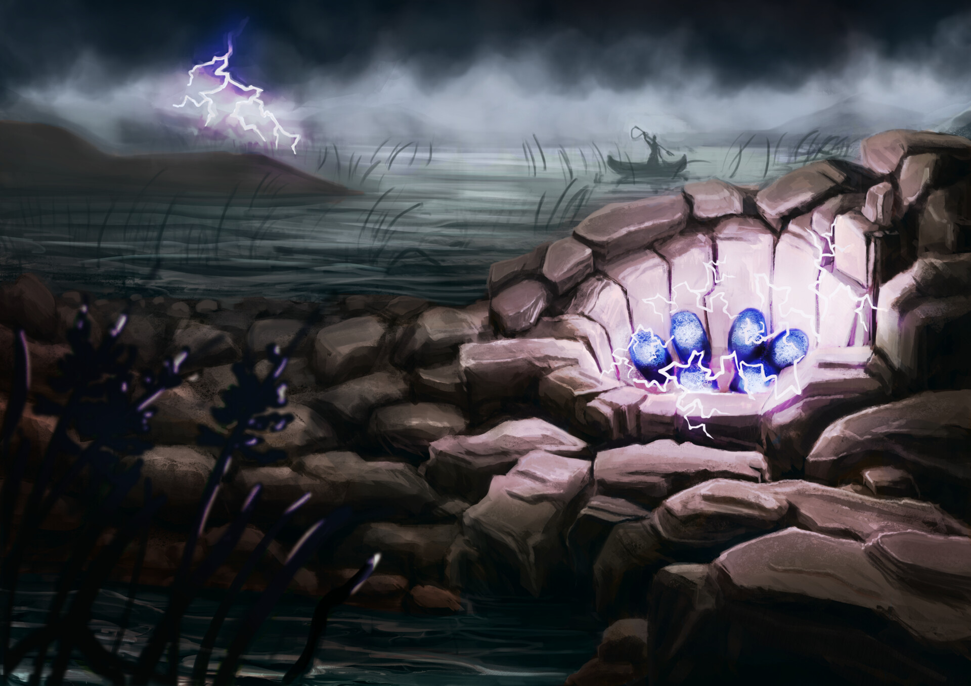 ArtStation - Thunderbird Nest - Environment design for Concept Art ...