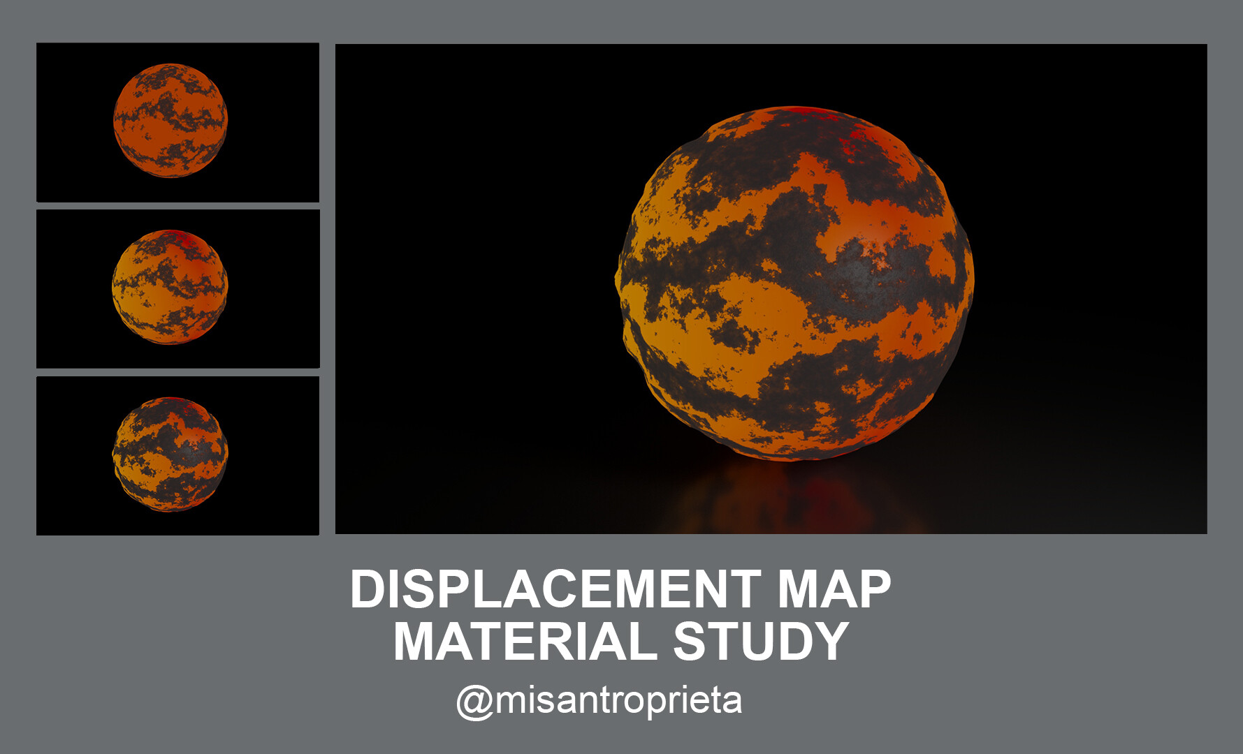 ArtStation - Displacement Map Material Study pt. 2
