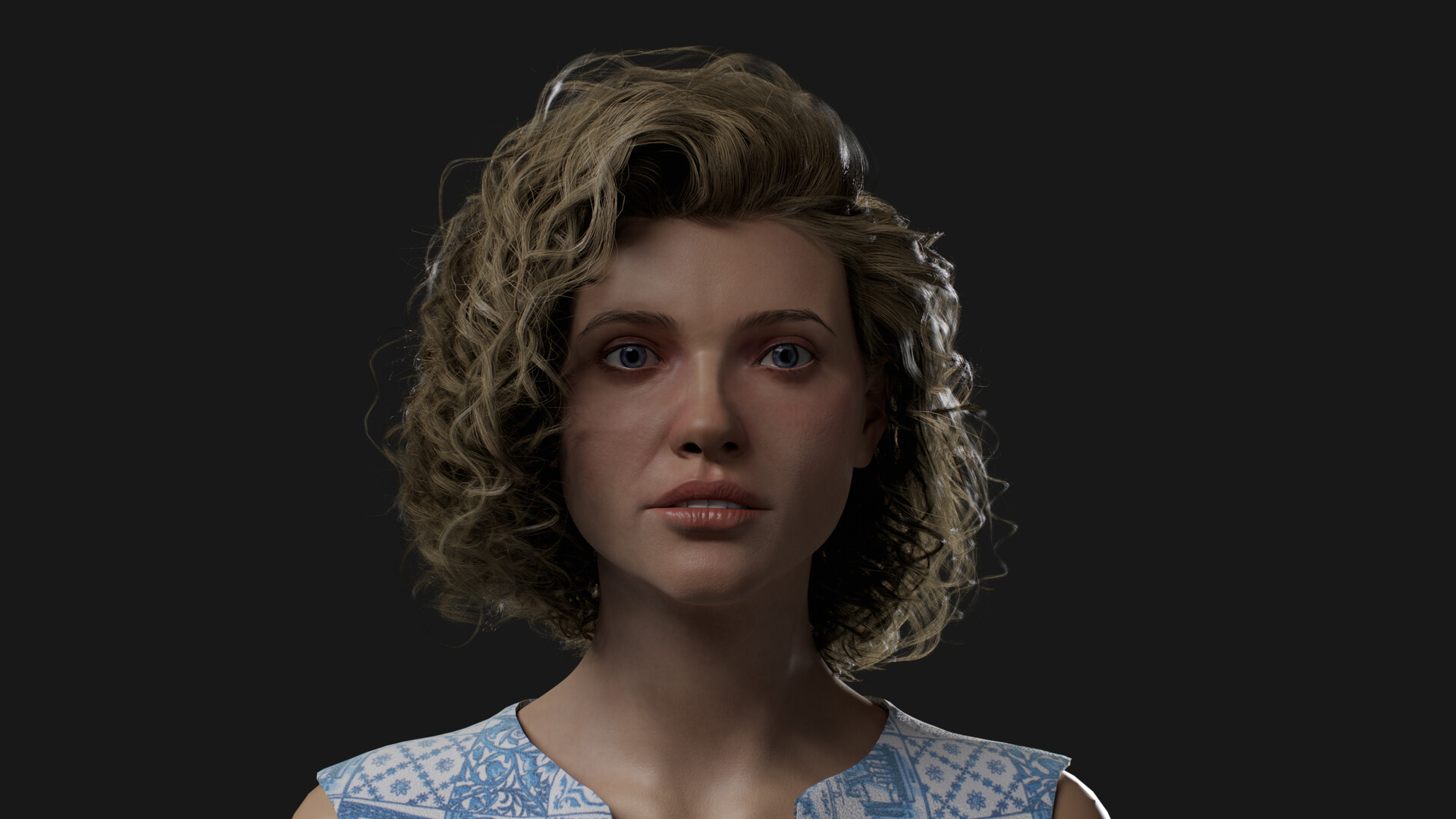 ArtStation - Curly Hair Personal Project