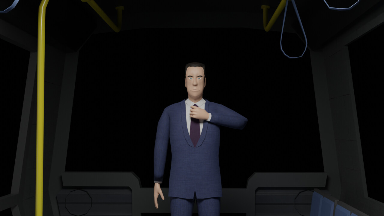 ArtStation - G-Man & Rail Transport from Half-Life