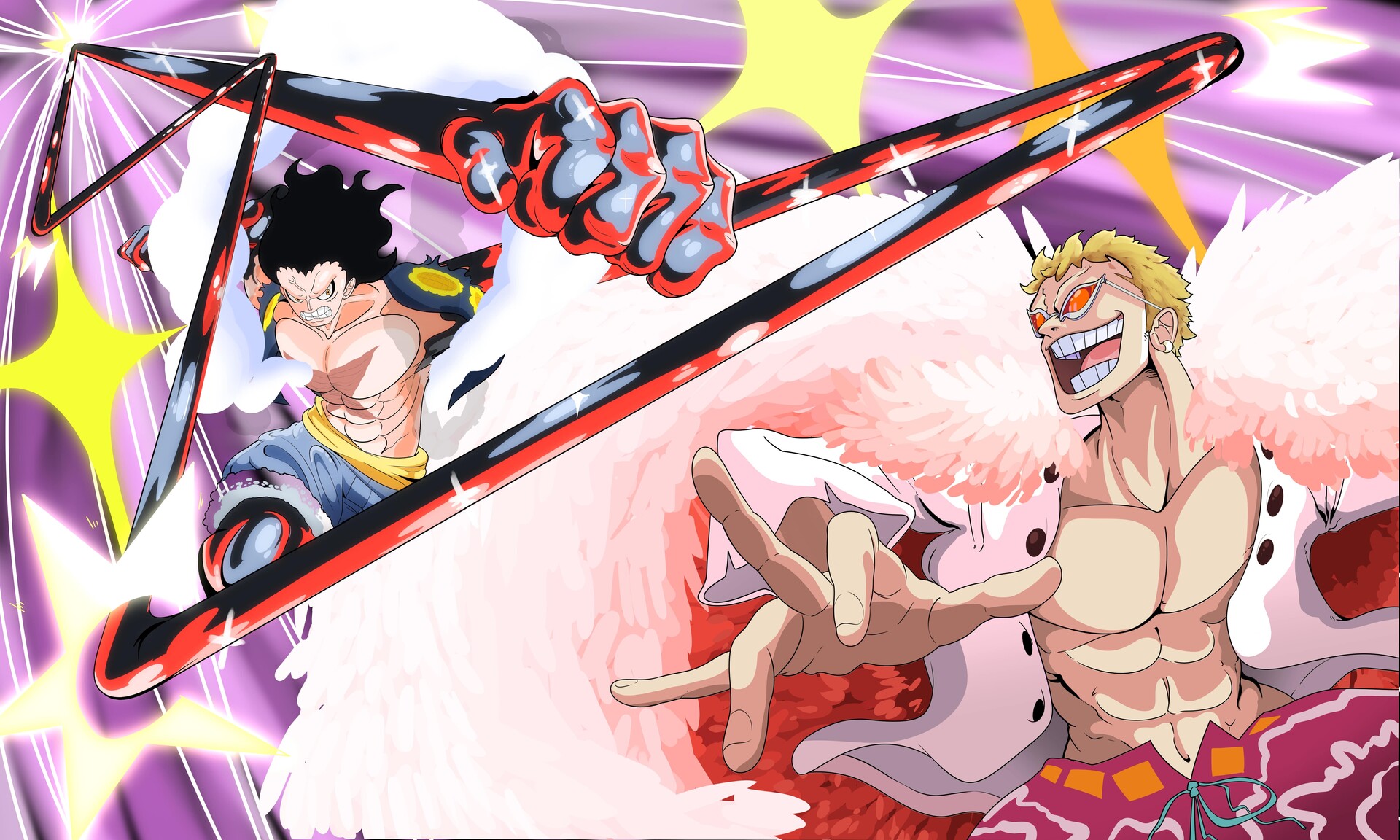 ArtStation - DOFFY v LUFFY