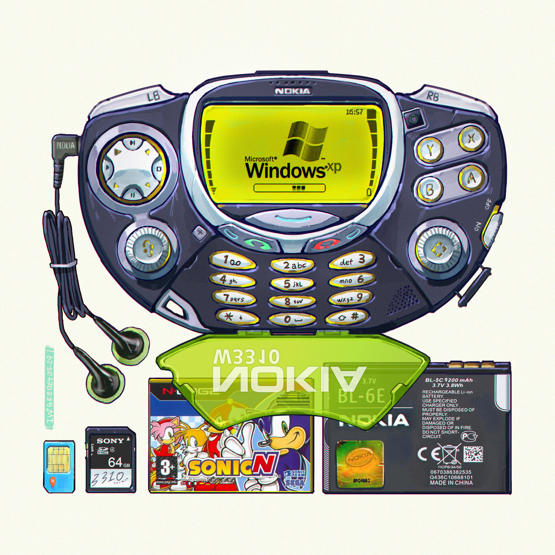 ArtStation - NOKIA W3310 Handheld PC