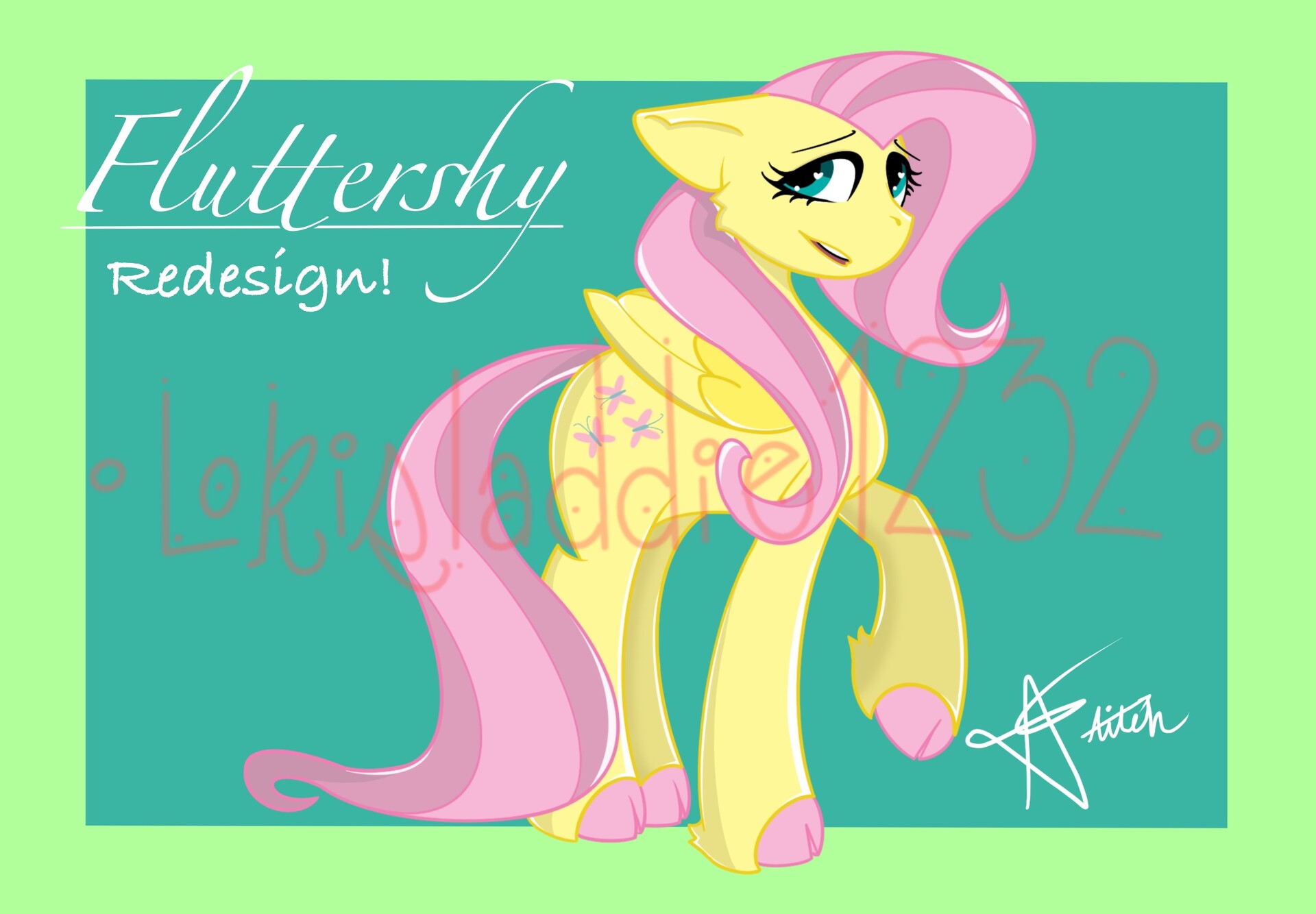 ArtStation - Fluttershy - MLP Redesign