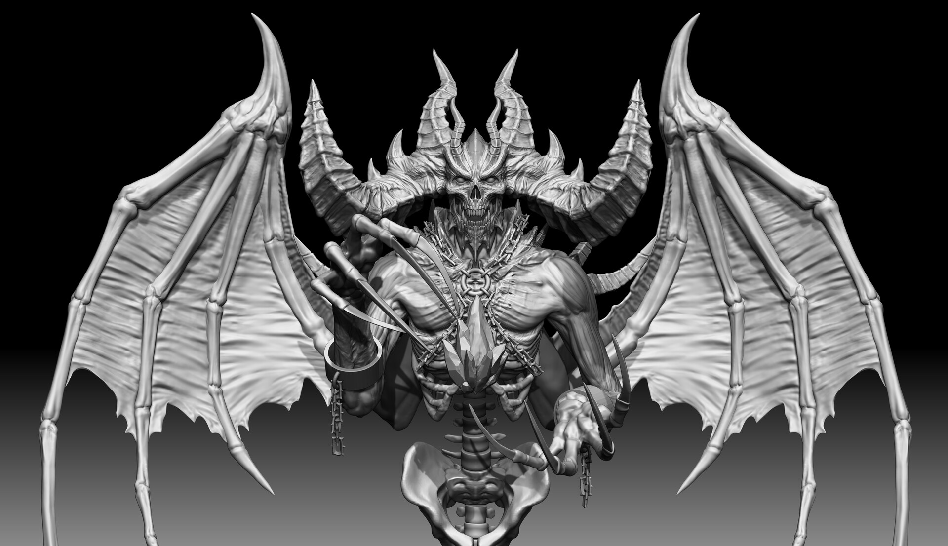 ArtStation - Mephisto Fanart - WIP