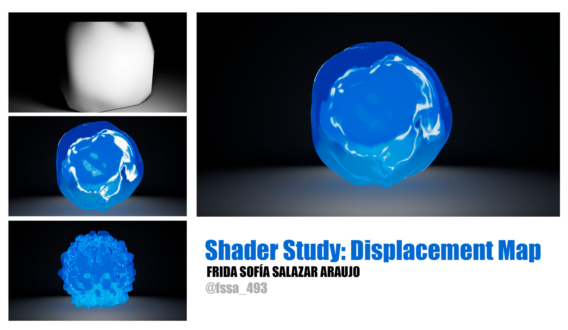 ArtStation - Shader Study: Displacement Map 2