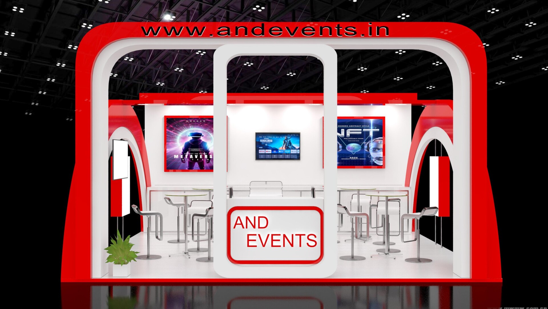 ArtStation - And Events exhibition stall new model.
