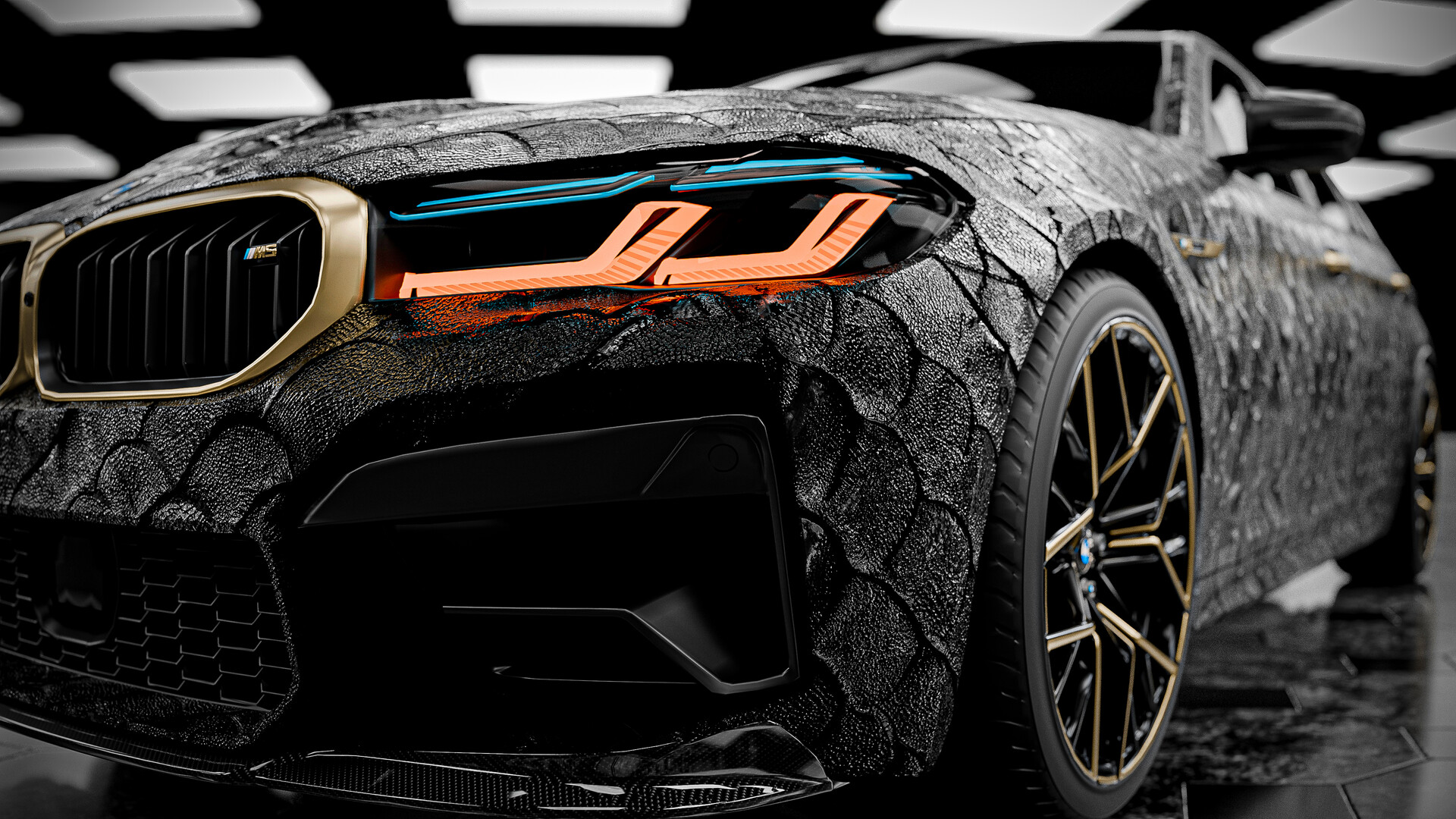 ArtStation - BMW M5 in Dragon scales