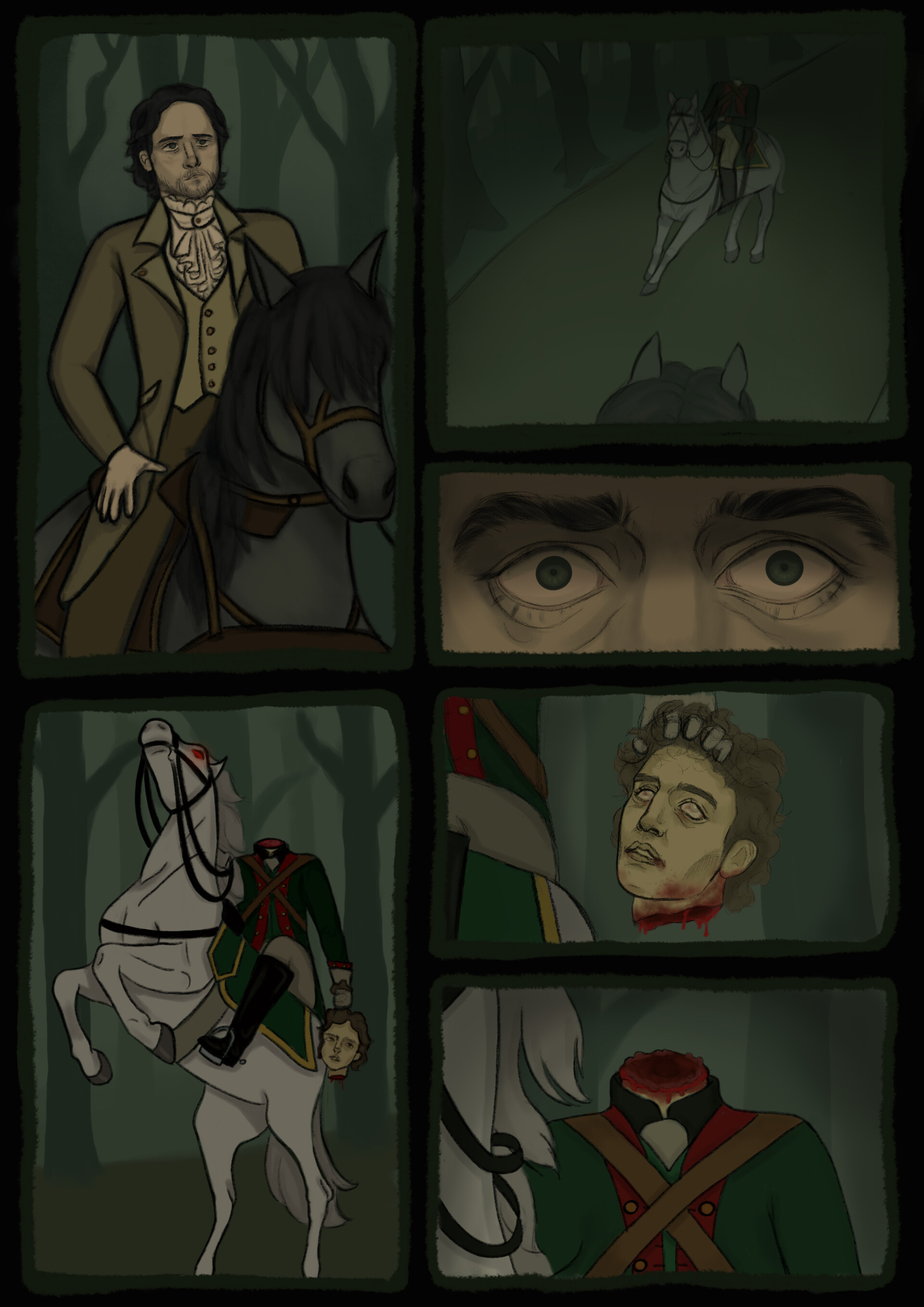 ArtStation - Sleepy Hollow Comic Page