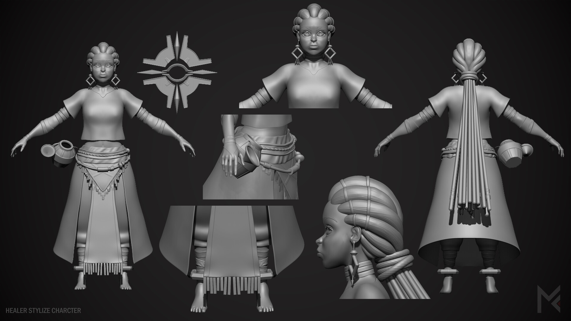 Manikanth D - Healer Stylize Character