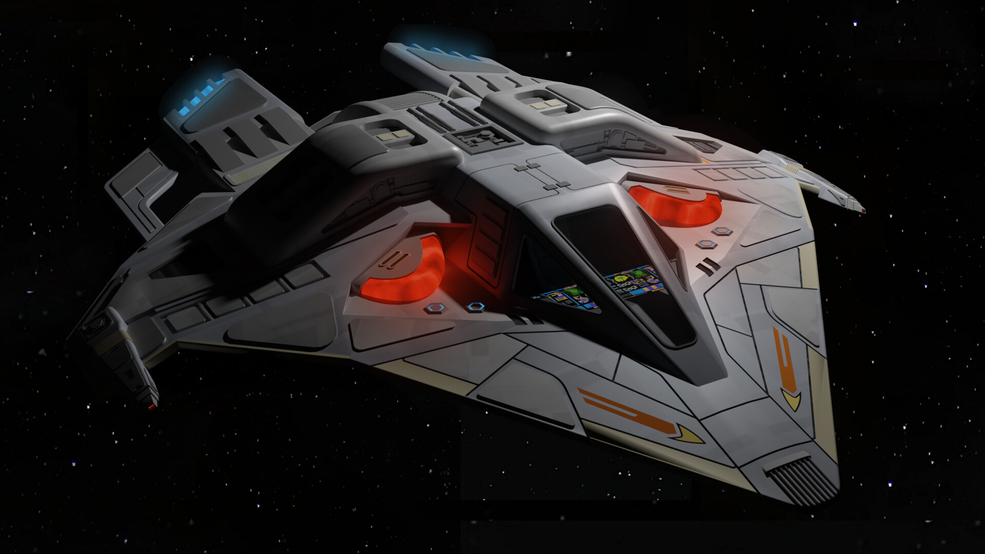 ArtStation - Star Trek Kestrel Class fighter