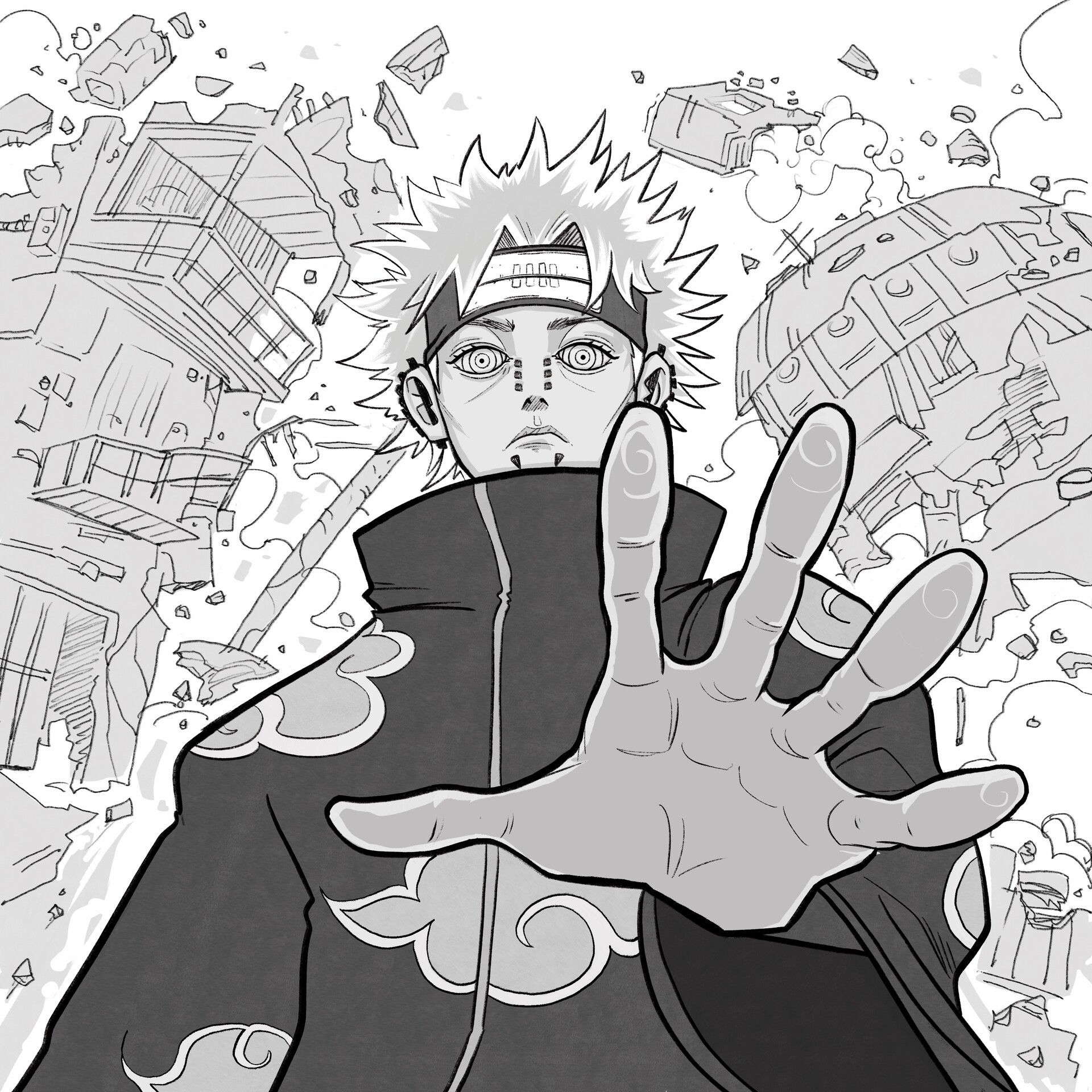 ArtStation - Shinra Tensei