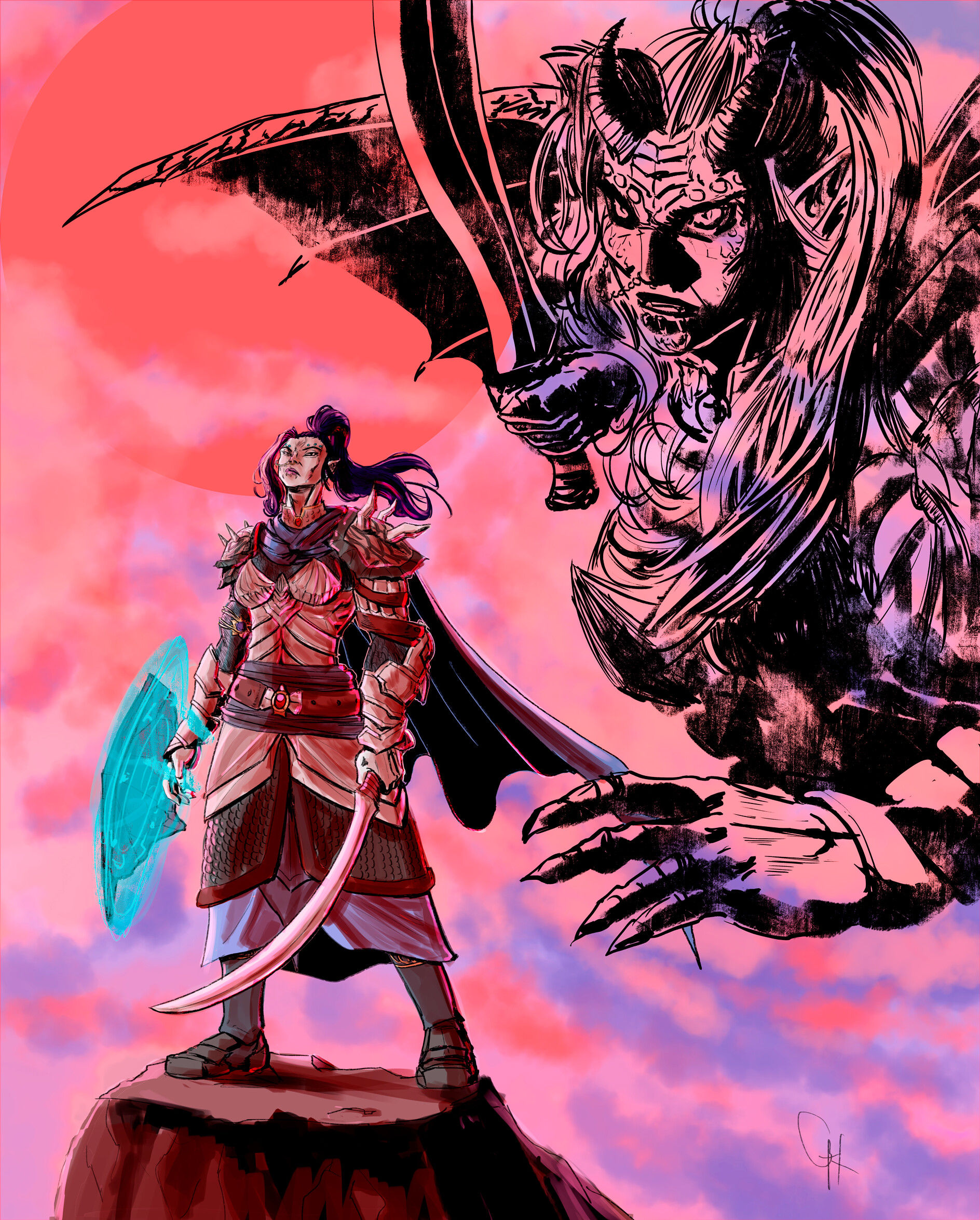 ArtStation - Kani'tae Sunset