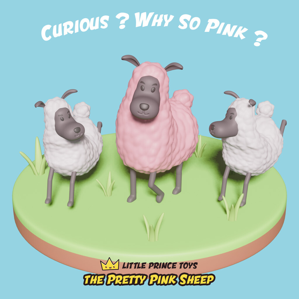 ArtStation - The Pretty Pink Sheep
