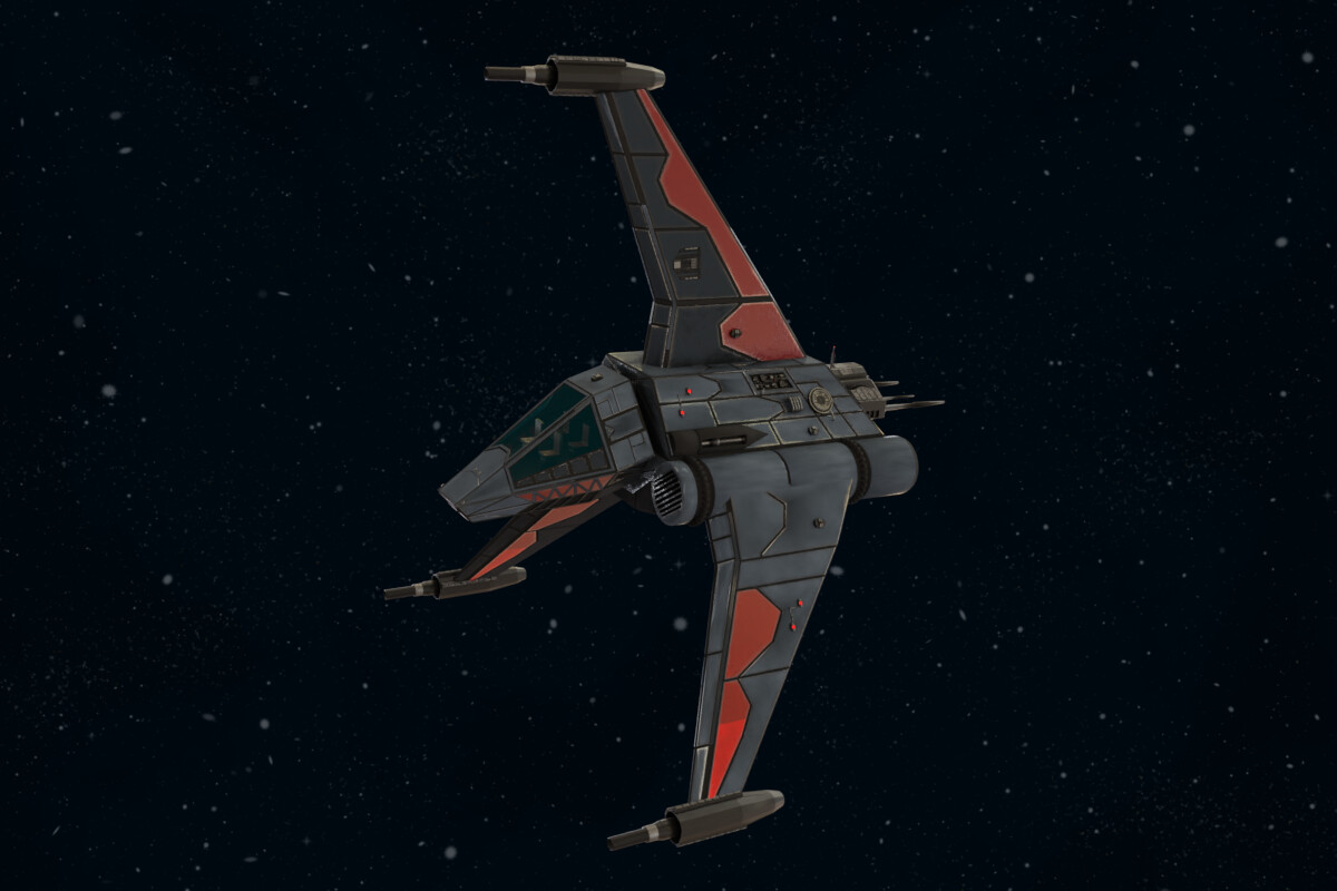 ArtStation - Delta-class JV-7 Escort Shuttle