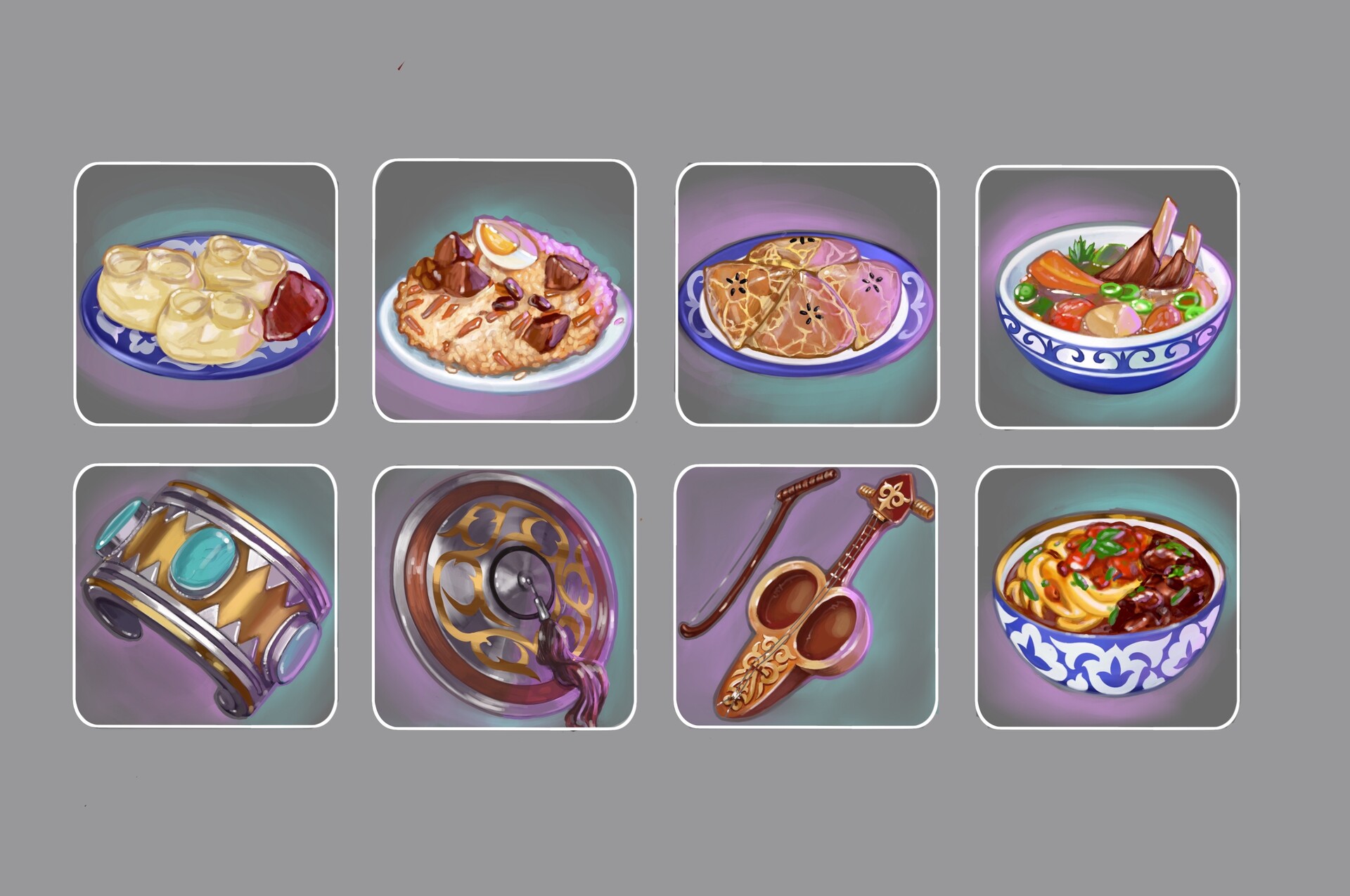 ArtStation - Central Asian Icon Set