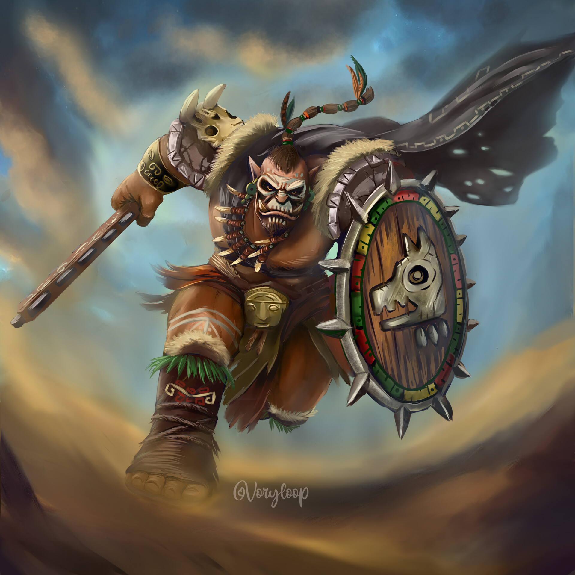 ArtStation - prehispanic orc