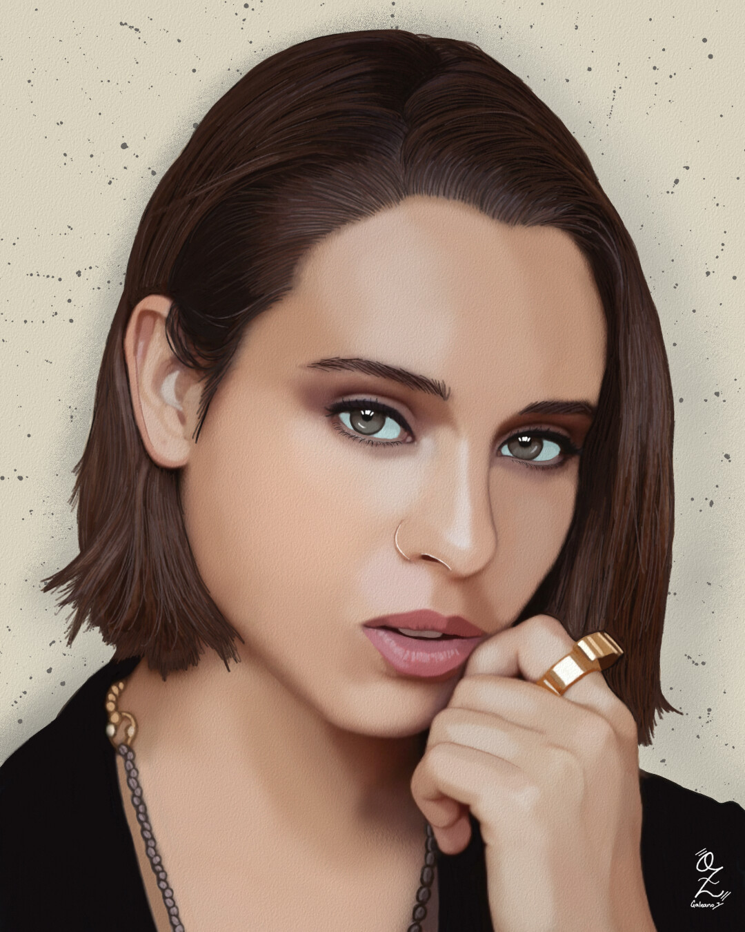 ArtStation - Daniela Melchior Portrait Fanart