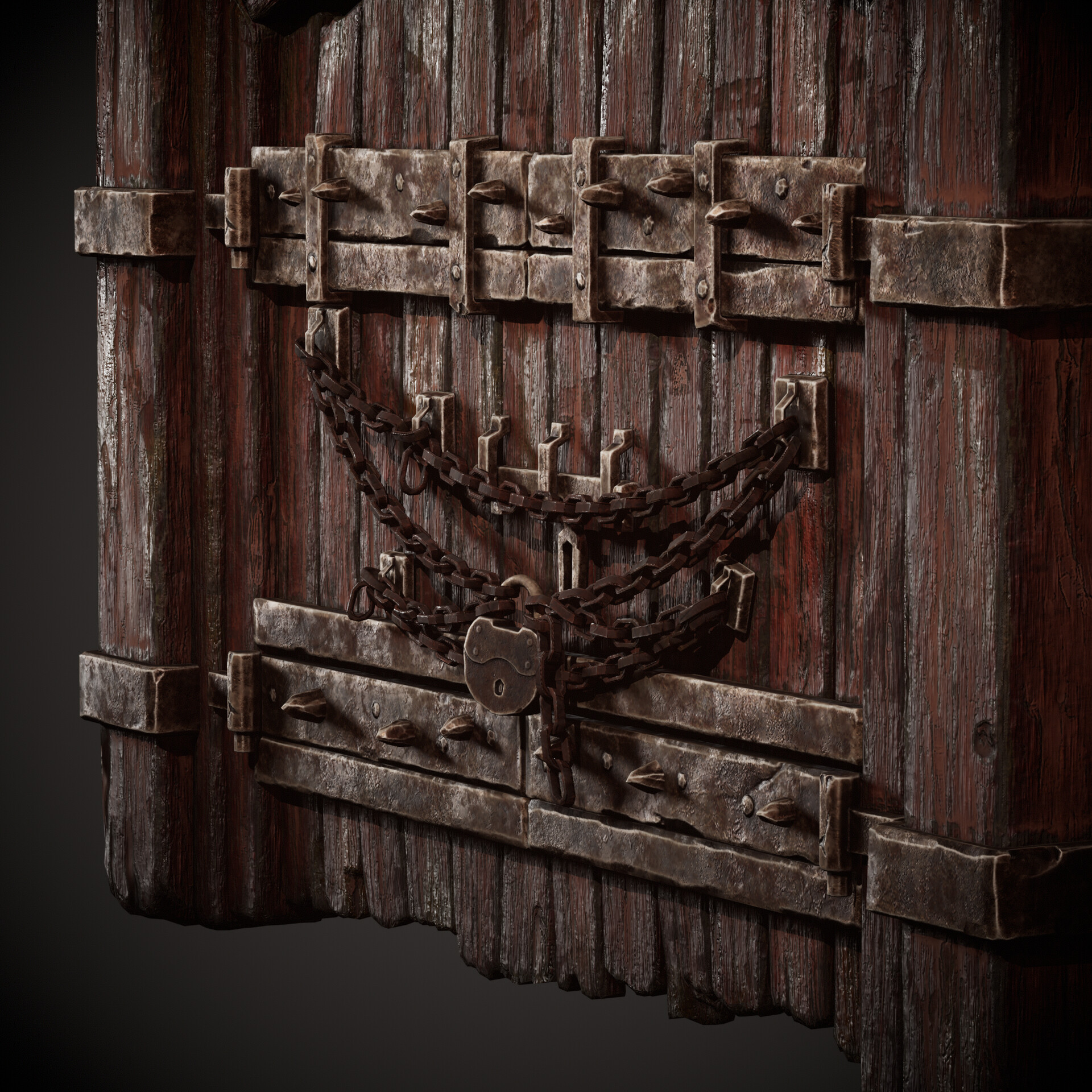ArtStation - Diablo_wood door