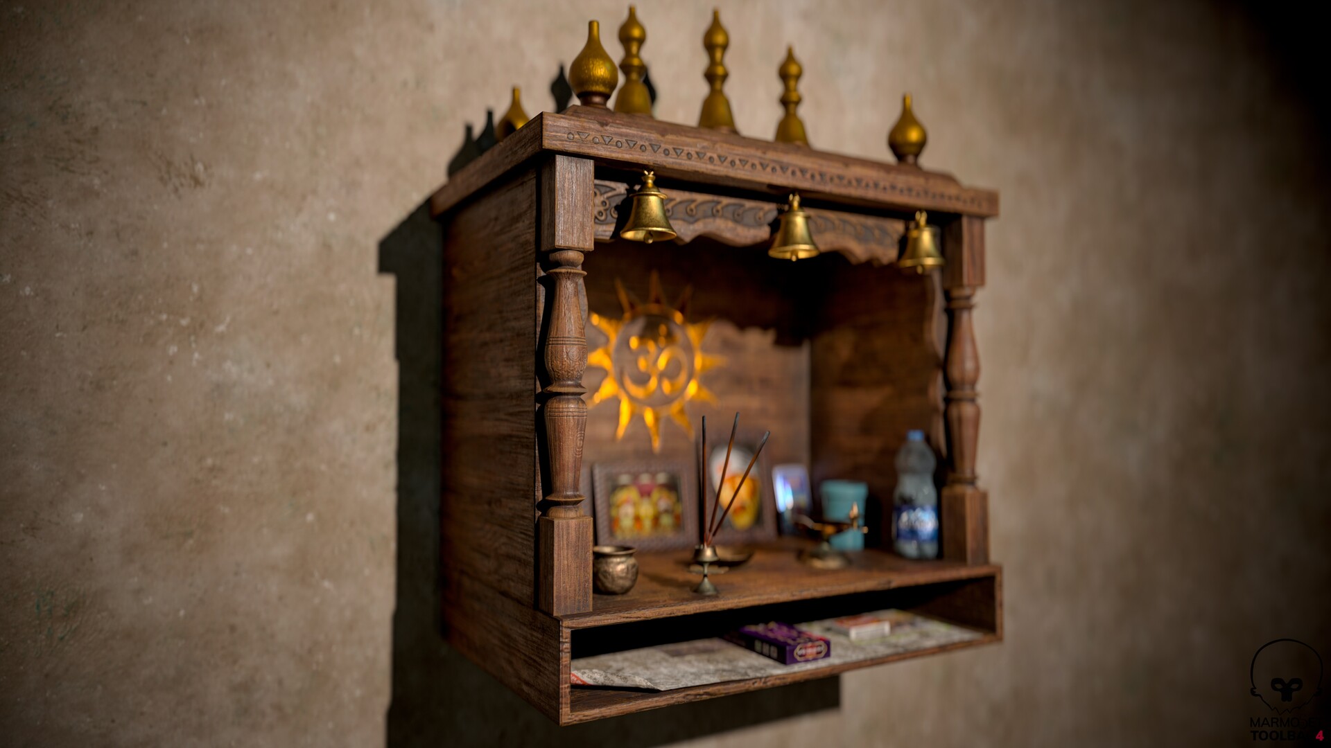 ArtStation - Wall Mounted Temple