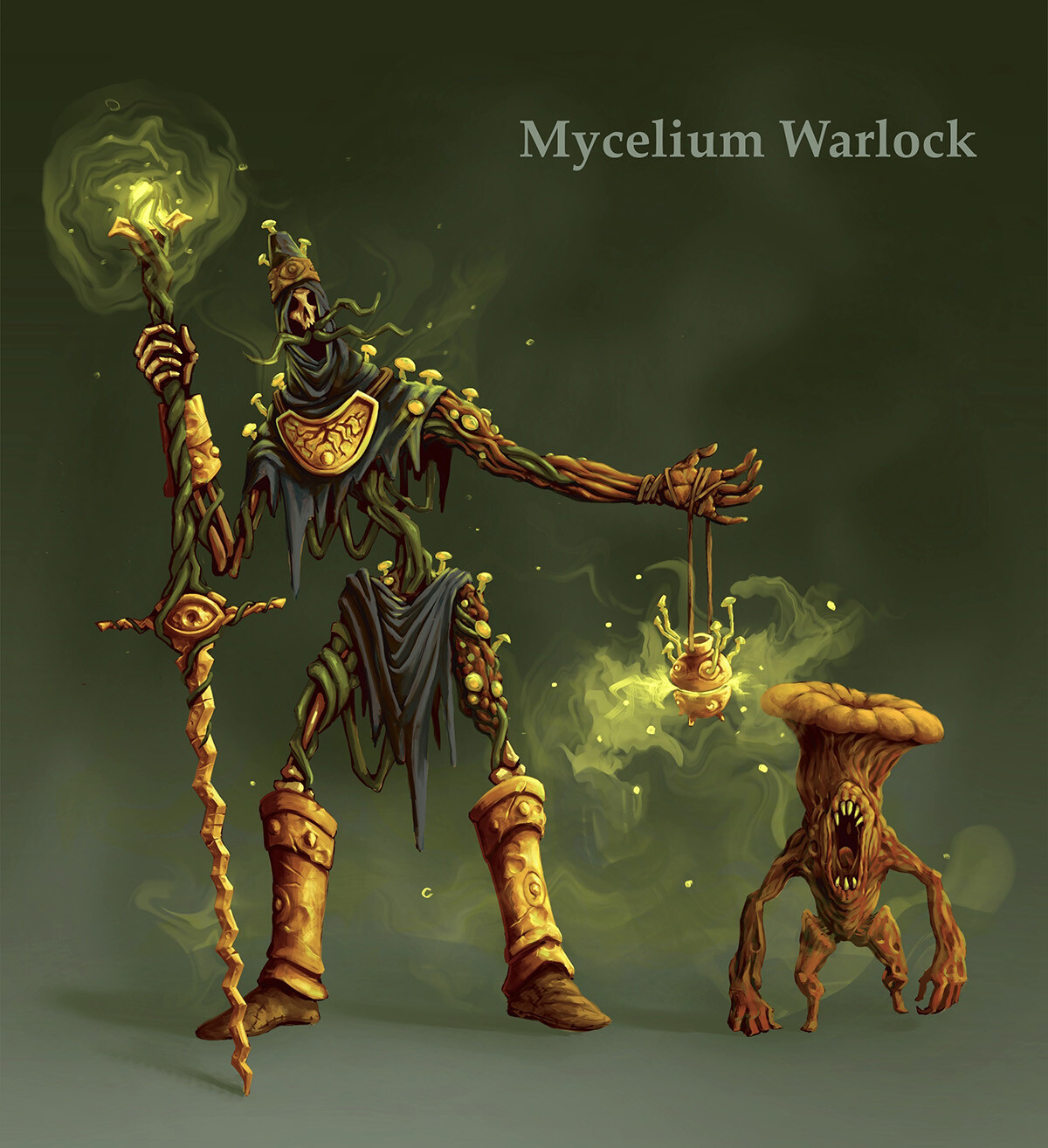 ArtStation - Mycelium Warlock