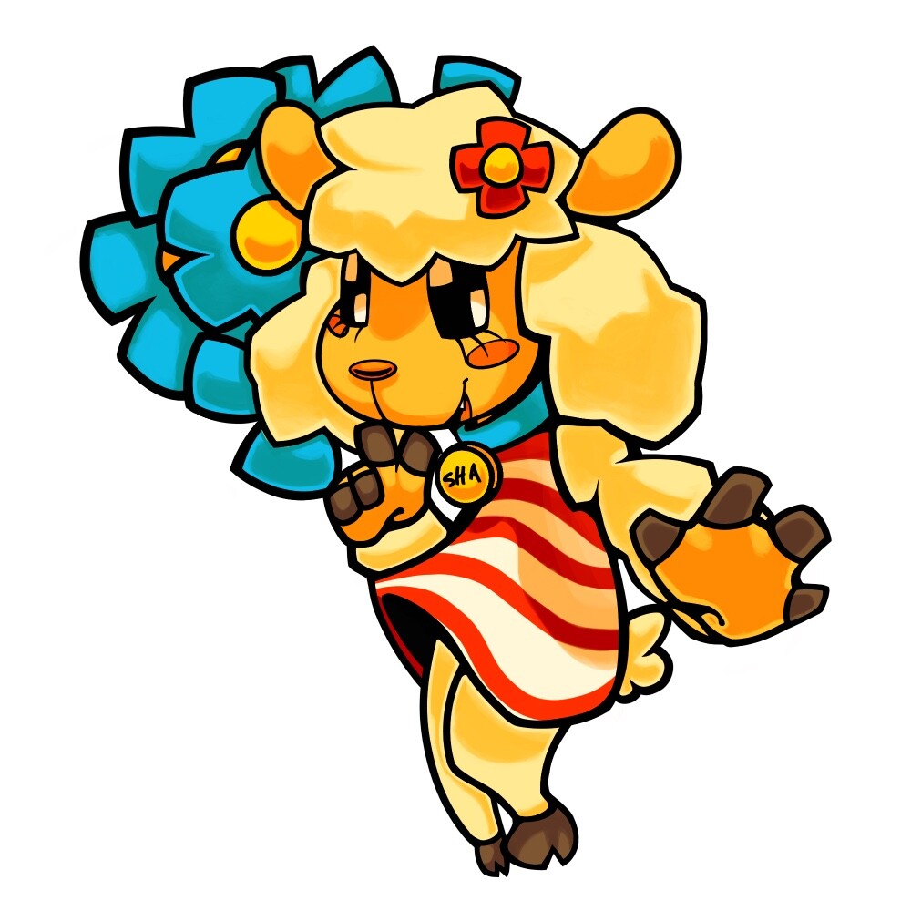 ArtStation - Sha sticker (for a walten files zine)