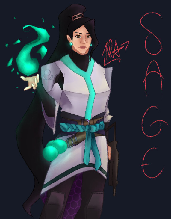 ArtStation - Sage; VALORANT