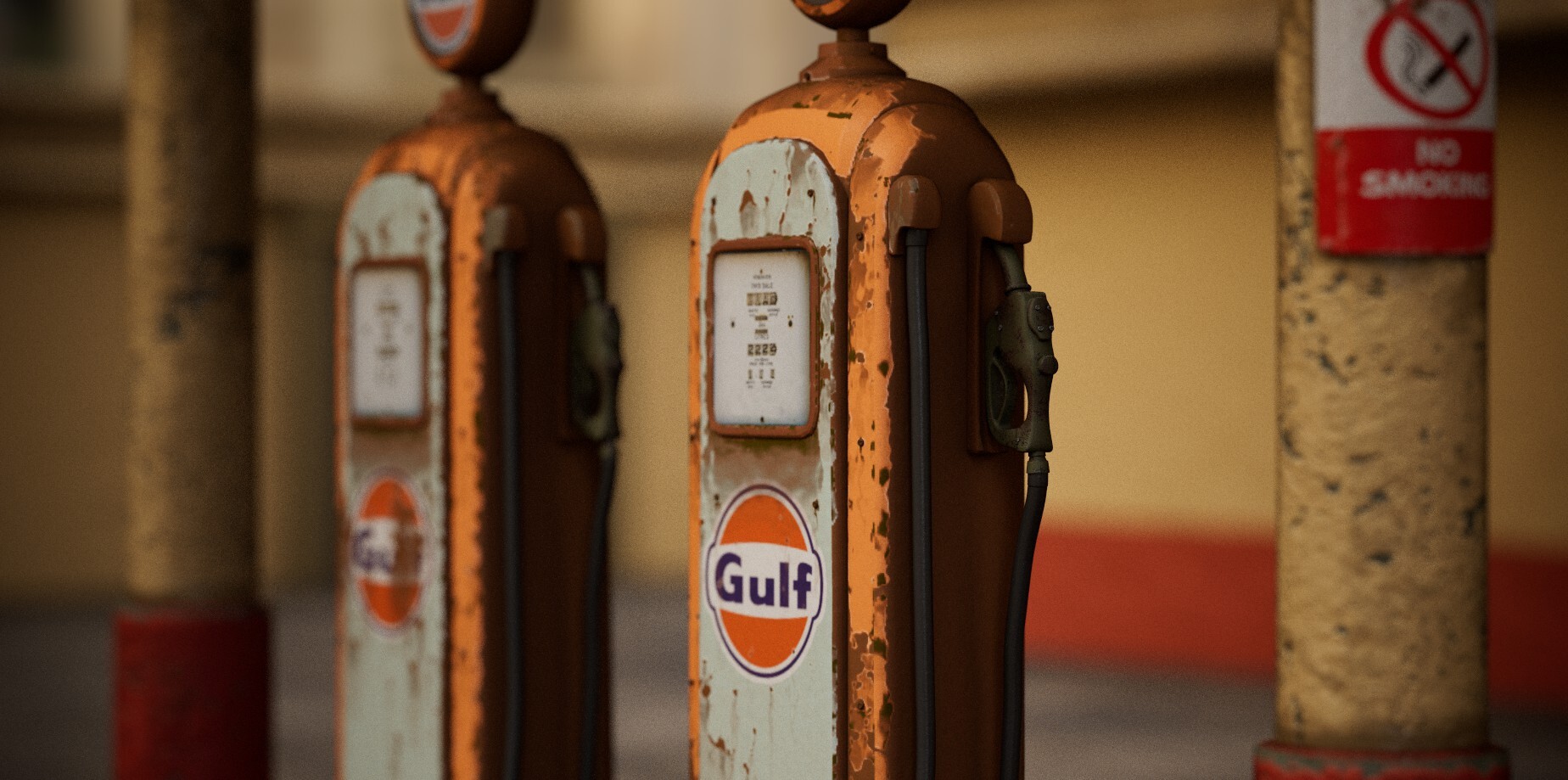 ArtStation - Gas Station||Texturing