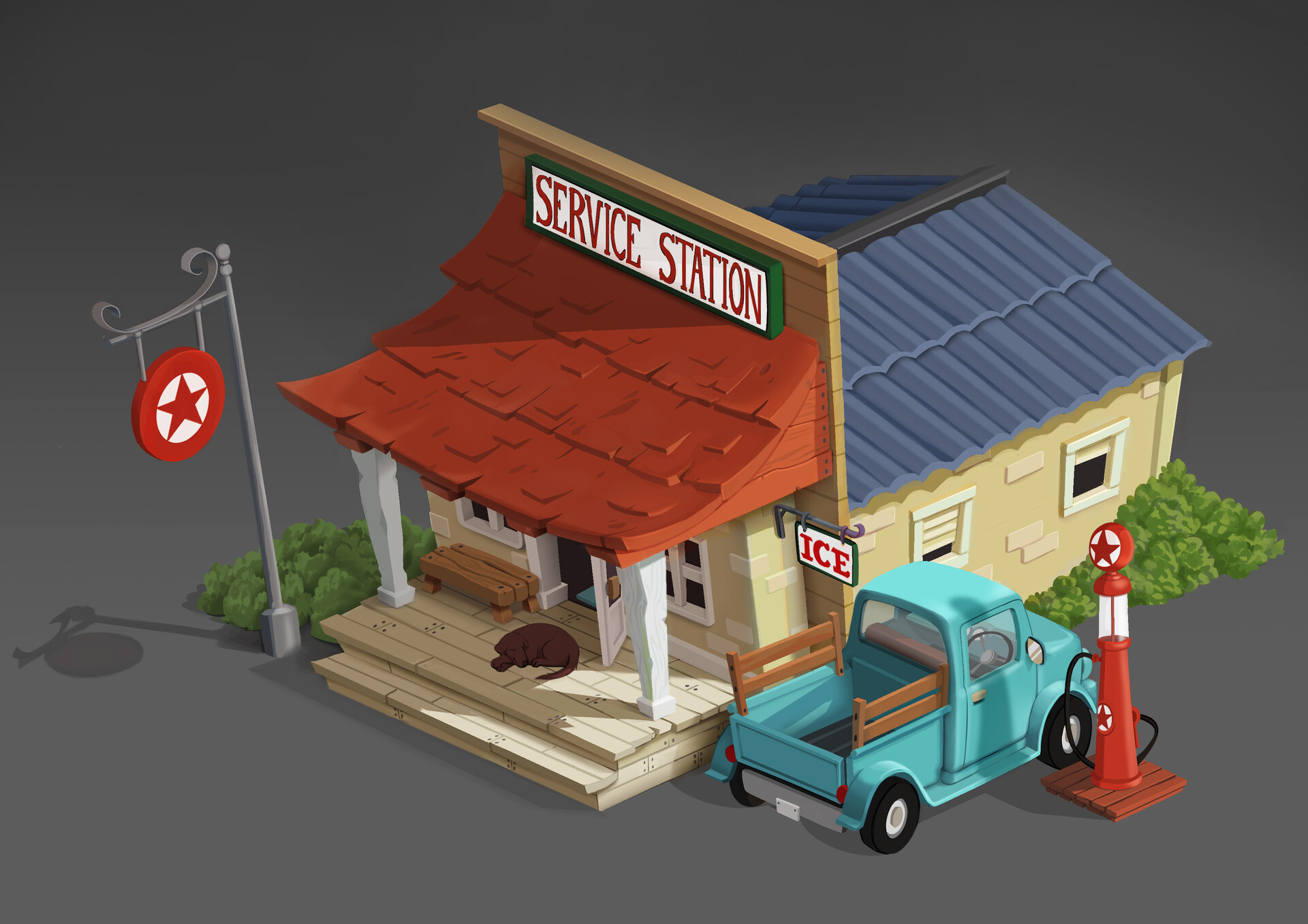 ArtStation - Service Station