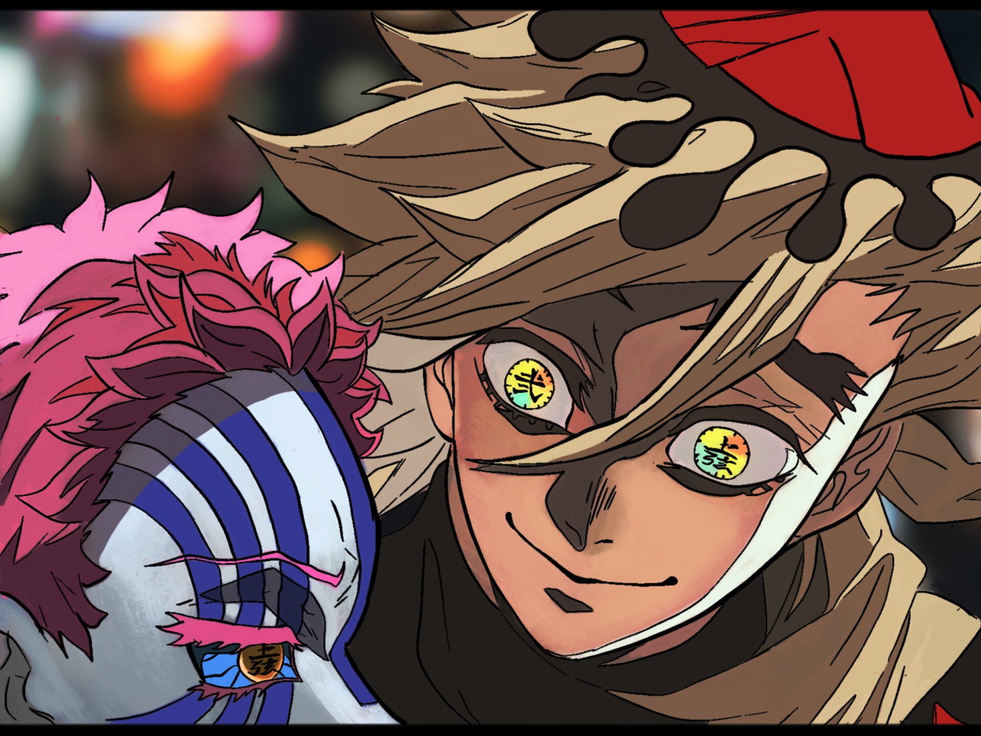 ArtStation - Demon Slayer - Doma Approaches Akaza