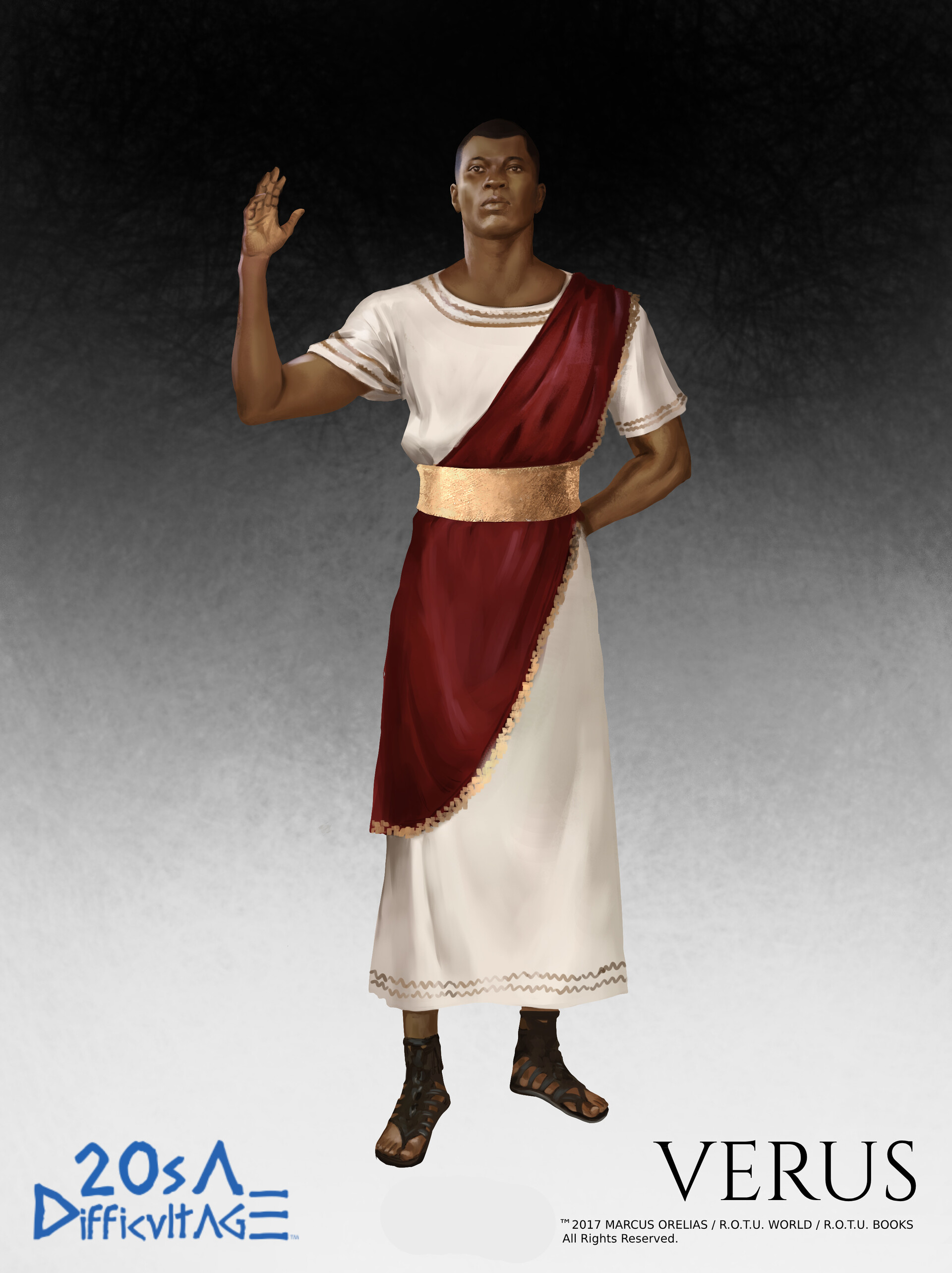 ArtStation - 20s A Difficult Age - Characters: Verus Antoninus