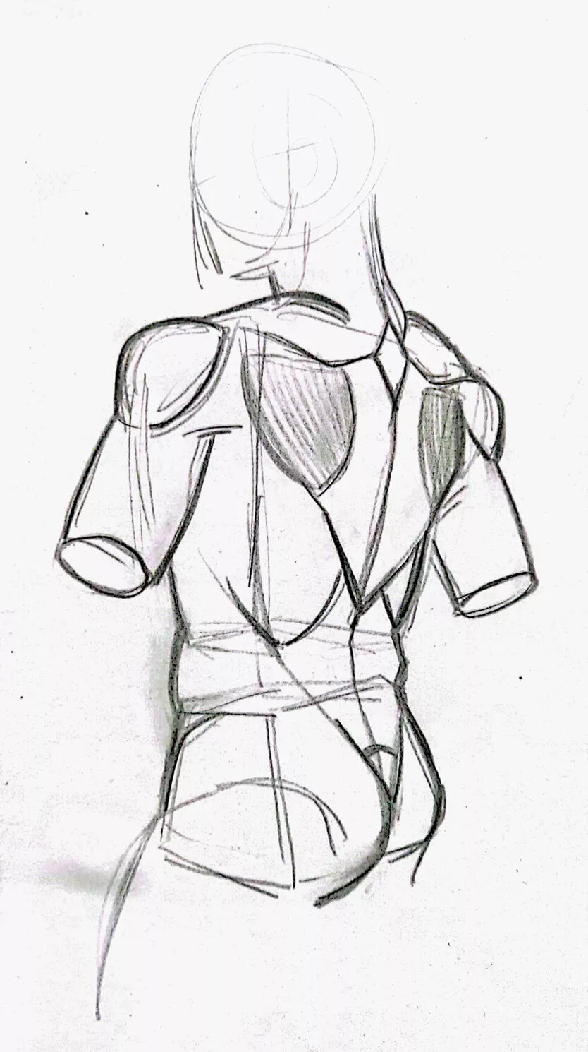 ArtStation - Construction sketches (Figure Drawing)