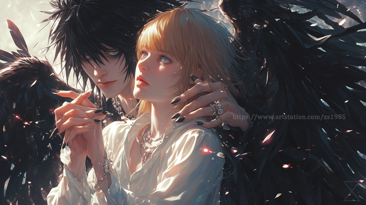 ArtStation - P站投稿作品-《爱》-钻石雨-by ruoxin zhang