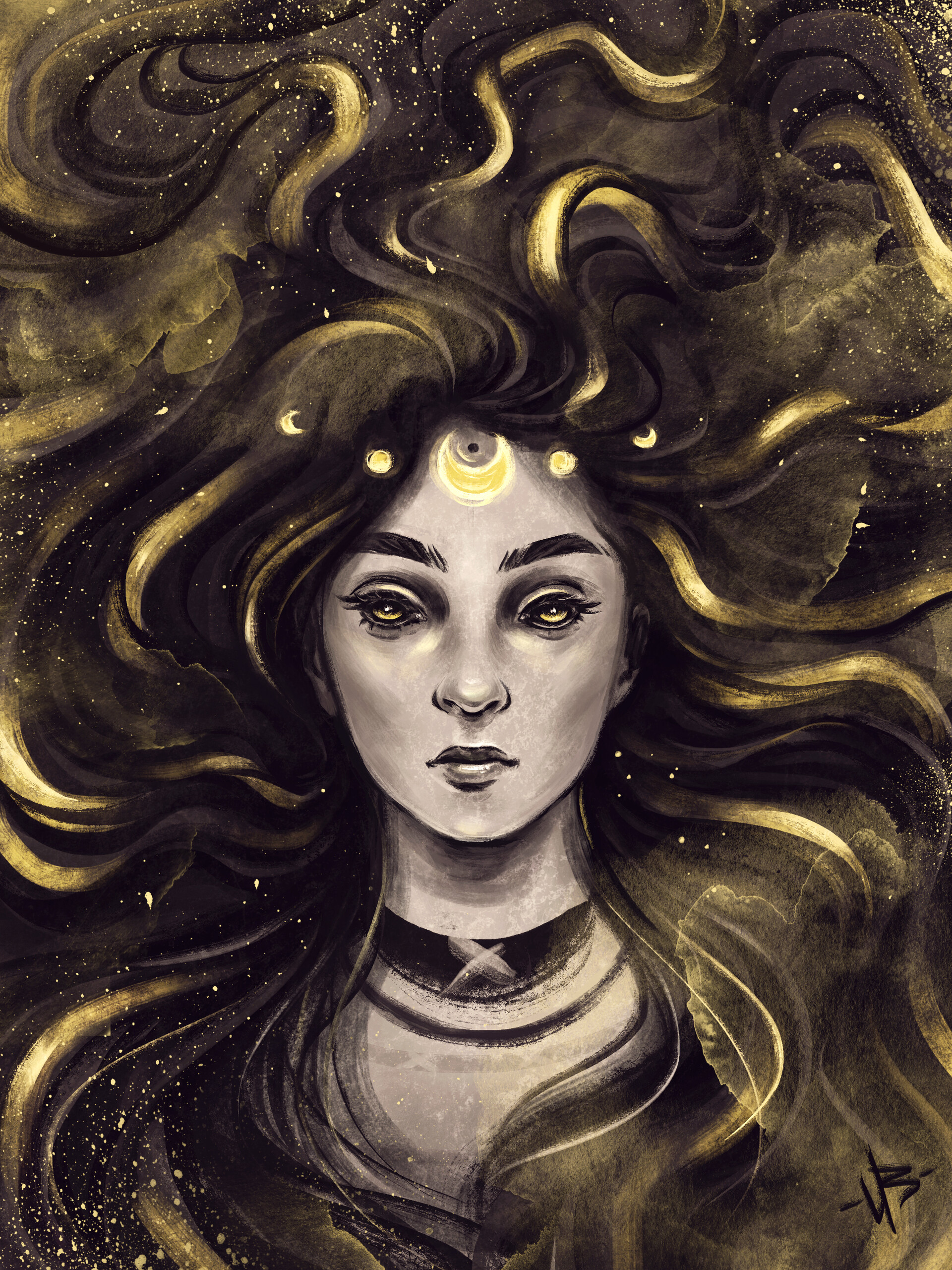 ArtStation - Moon Goddess