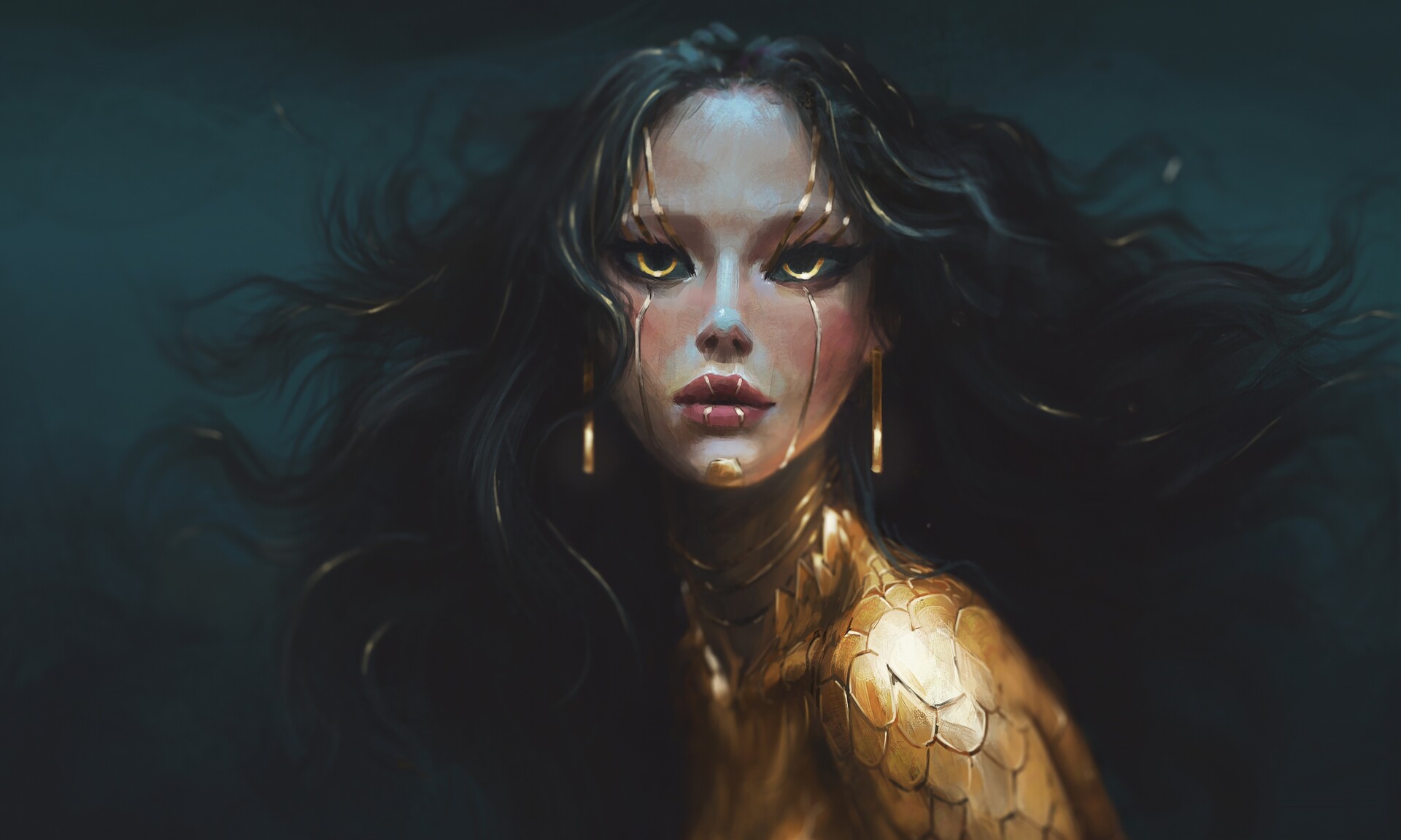 ArtStation - Golden Mermaid